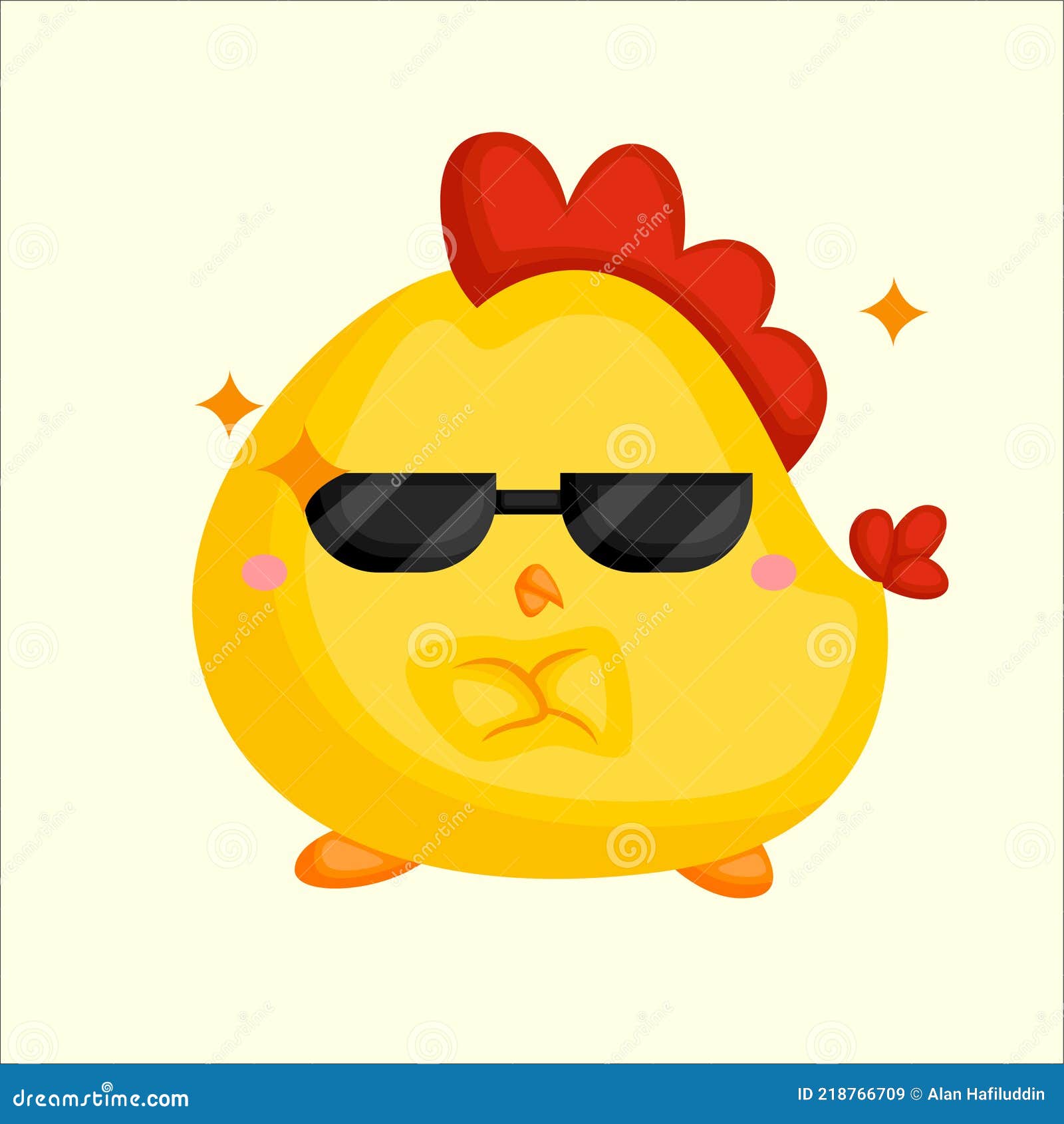 Chicken Emotions Ilustration Vector Stock Vector - Illustration of ...
