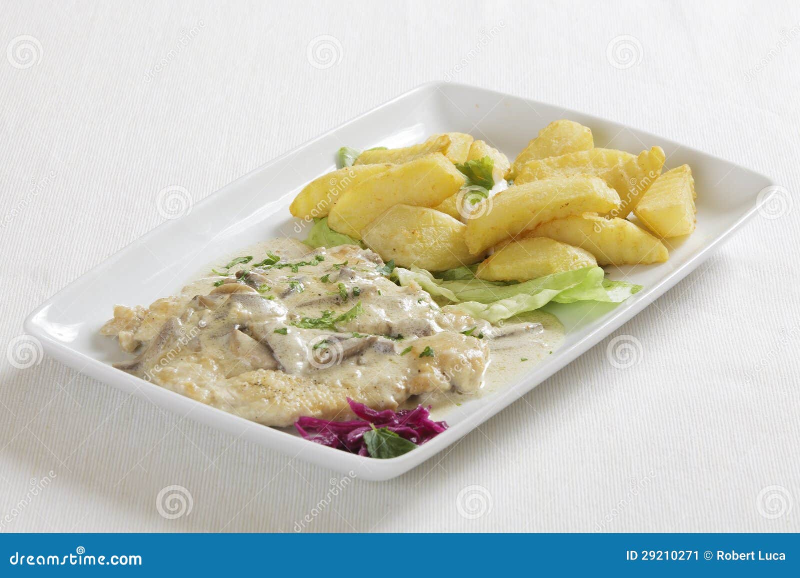 Chicken escalope stock image. Image of grill, lemon, beef - 29210271