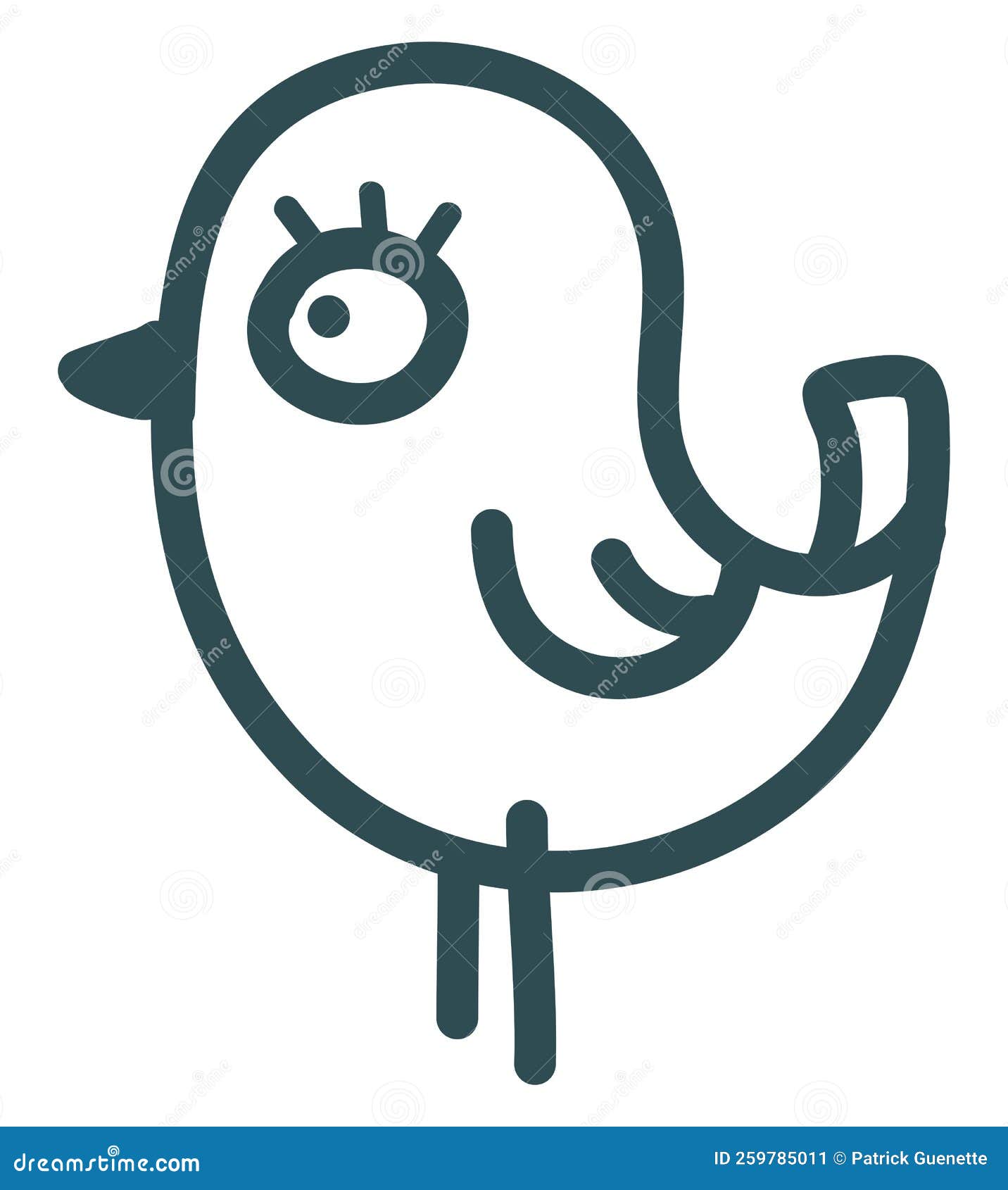 Chicken with Eyelashes, Icon Stock Vector - Illustration of object ...