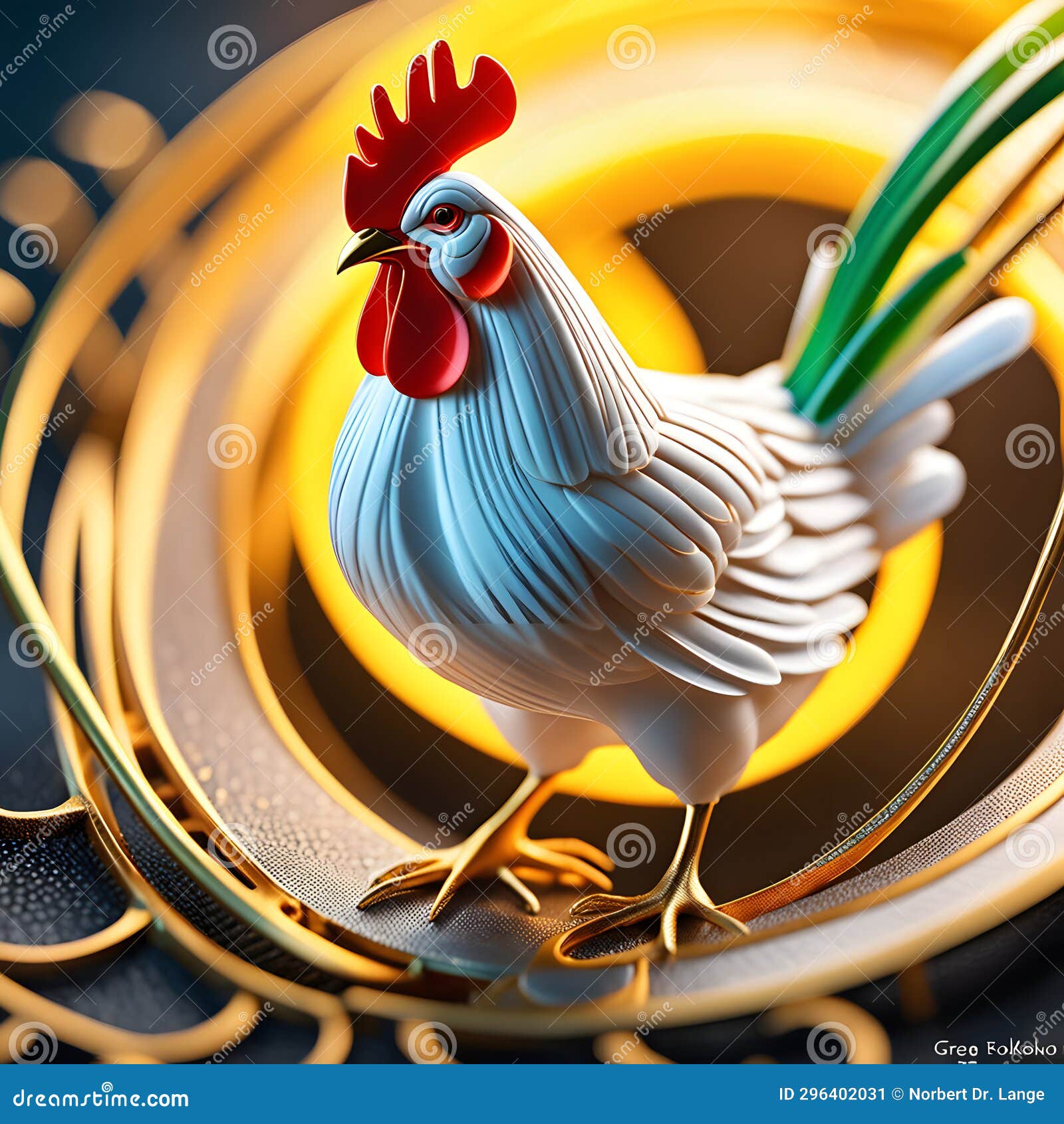 Chicken farm, AI-generatet stock image. Image of hens - 296402031