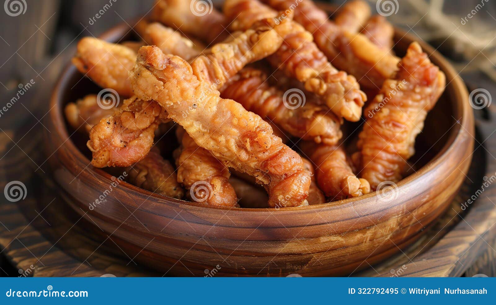 Chicken Feet Food with Vegetables. Generative Ai Stock Illustration ...