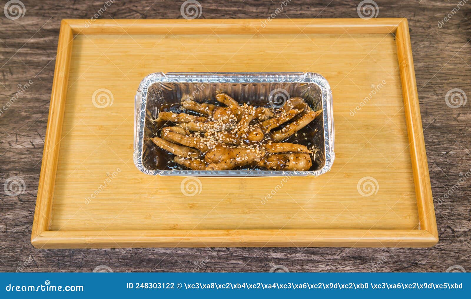 Chicken Feet in a Lunch Box Stock Photo - Image of produce, meal: 248303122