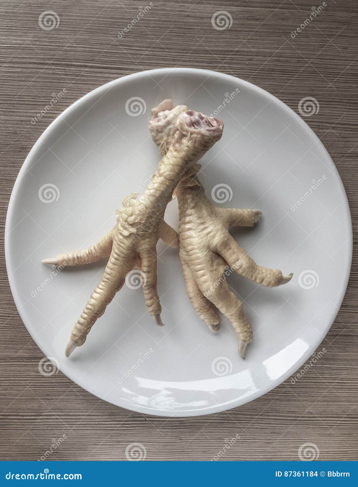 Chicken Feet in Order To Cook Stock Photo - Image of poultry, diet ...