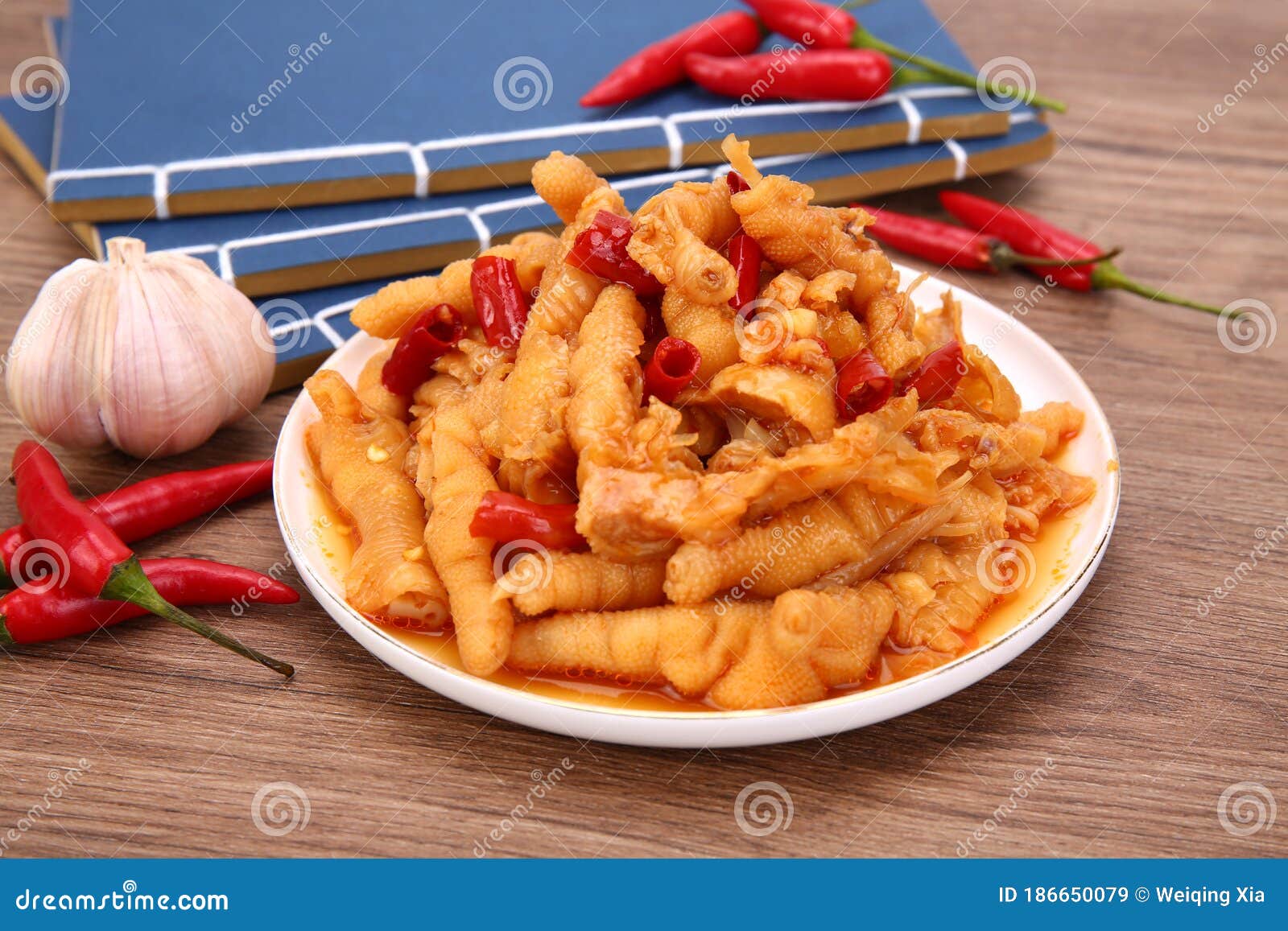 Chicken Feet With Pickled Peppers Stock Image Image Of Peppers Feet 186650079