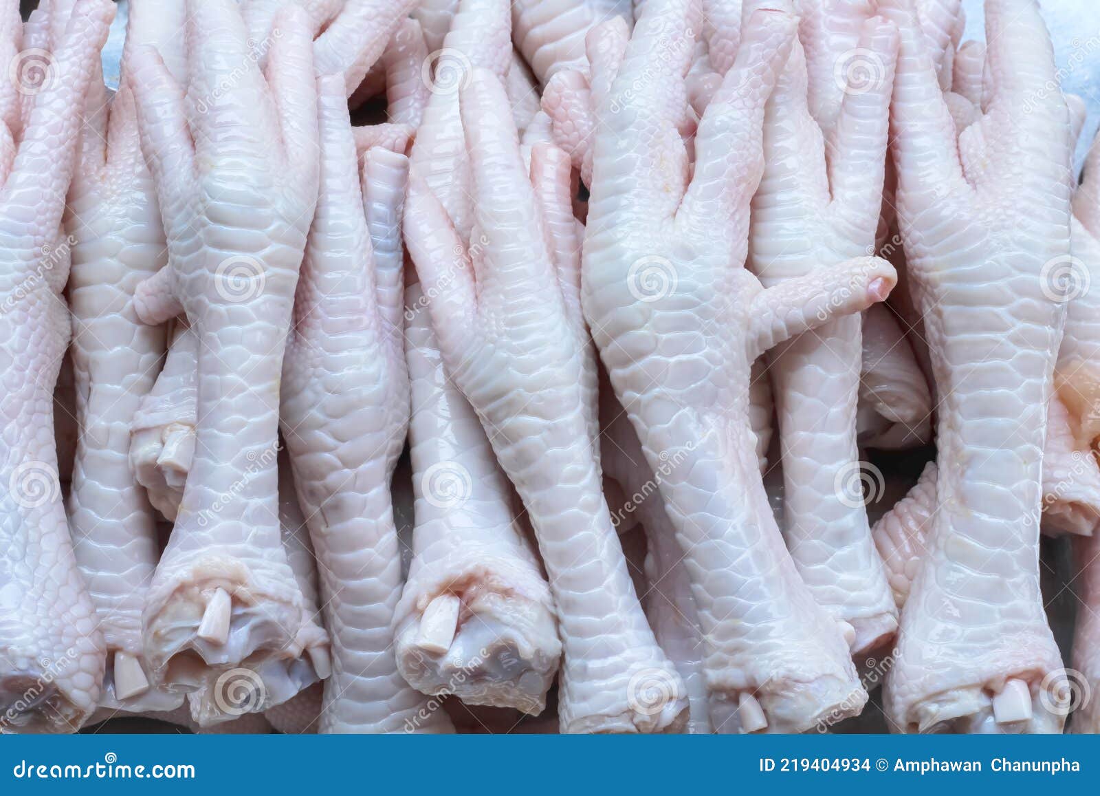 Chicken Feet Texture Close Up Food Background Stock Photo - Image of ...