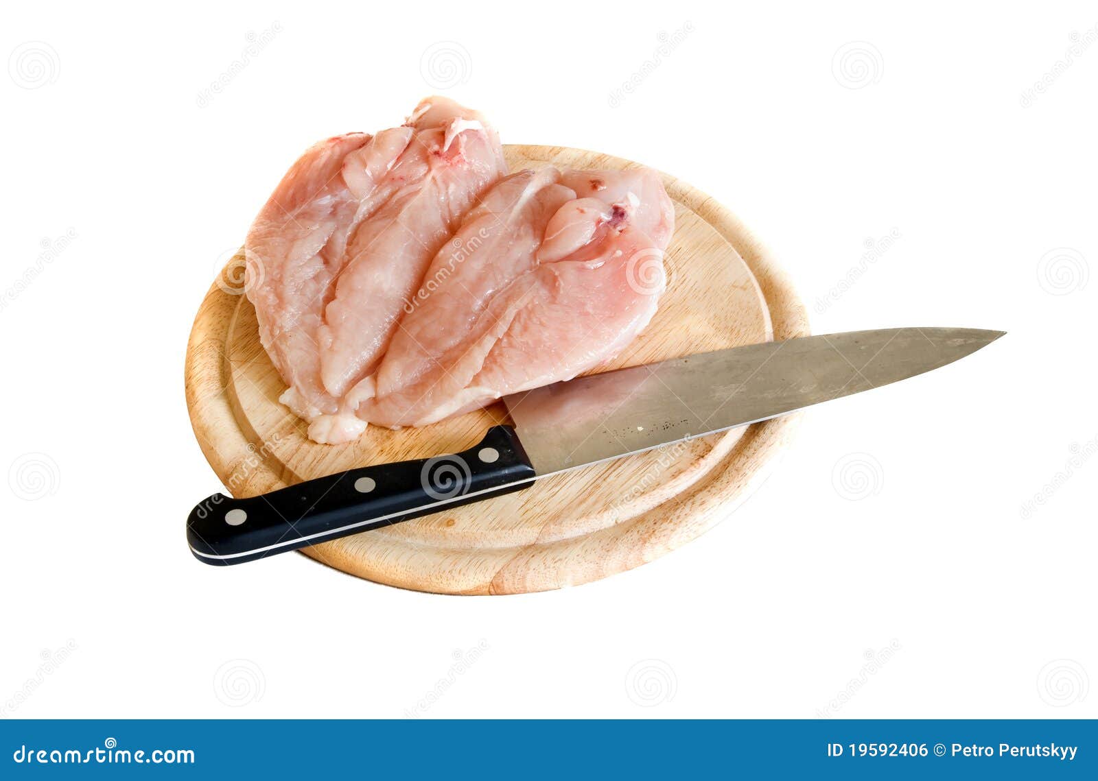 Chicken filet stock photo. Image of wood, knife, hungry - 19592406