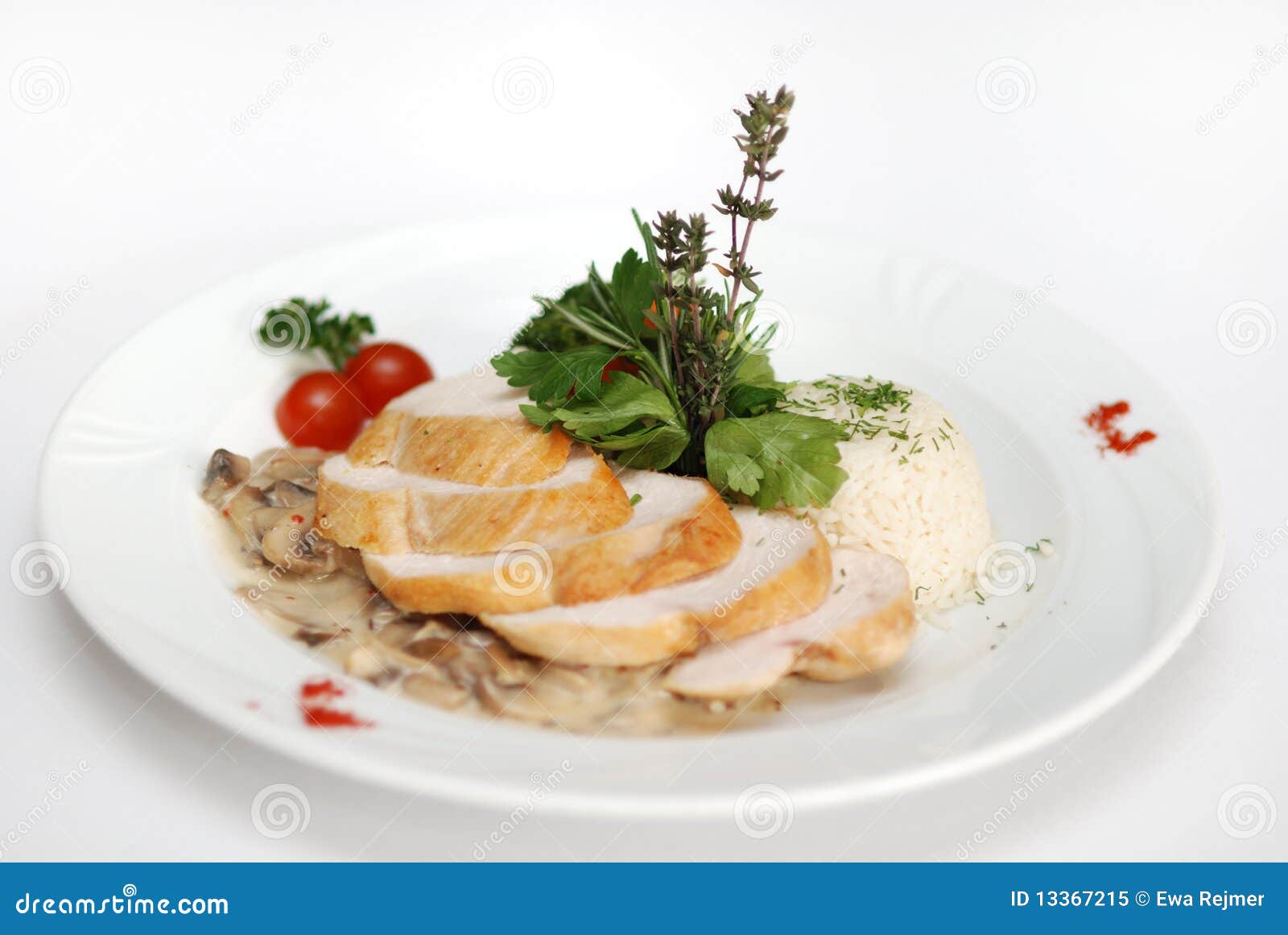 Chicken Fillet Dish stock image. Image of meal, plate - 13367215