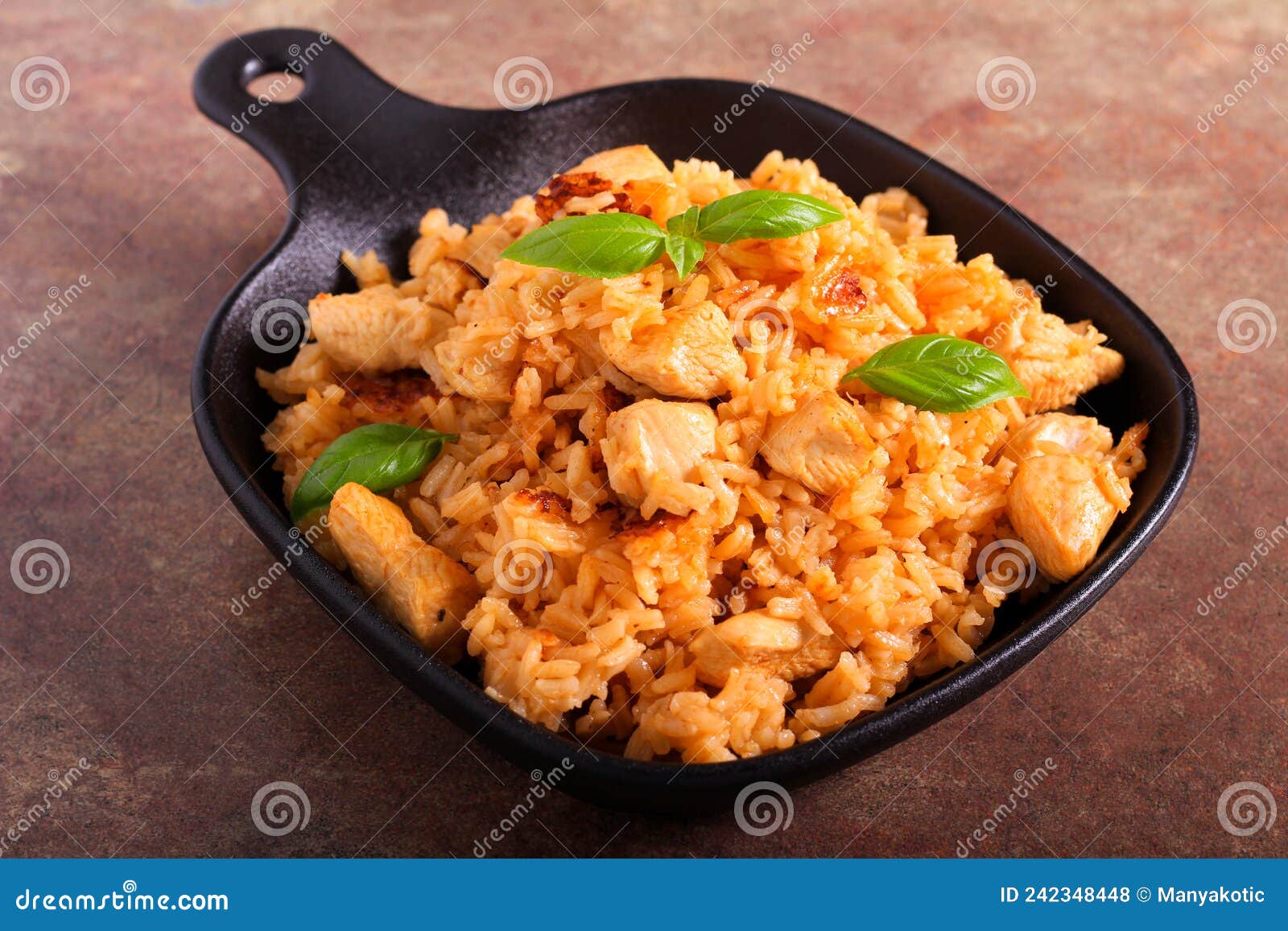 Chicken Fillet and Rice Casserole Stock Photo - Image of wheat, meat ...