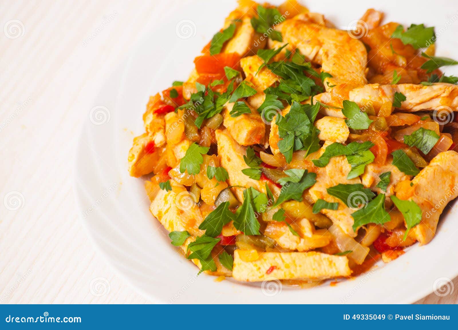 Chicken Fillet with Vegetables Stock Image - Image of cuisine, kitchen ...