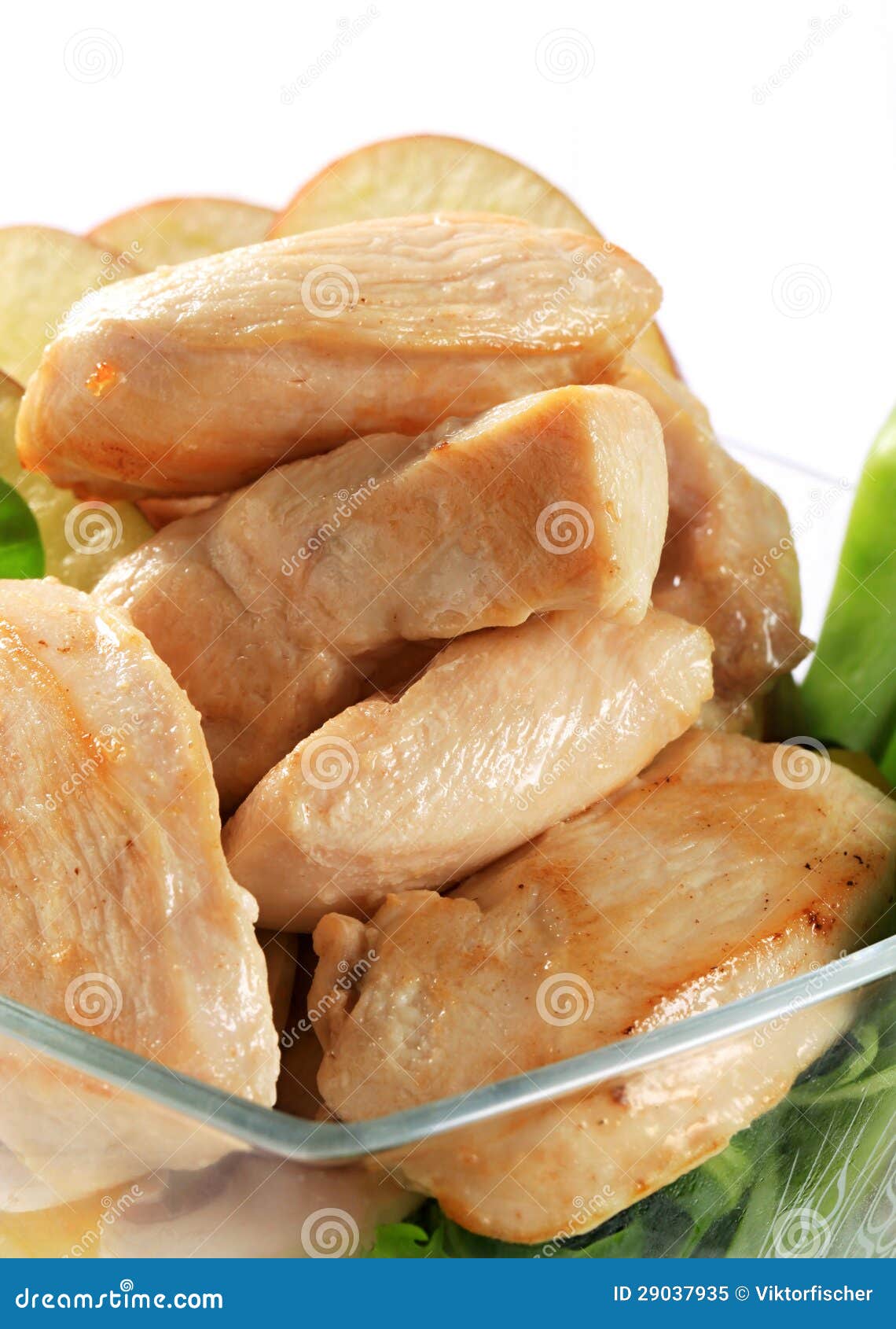 Chicken fillets stock image. Image of calorie, peas, lunch - 29037935