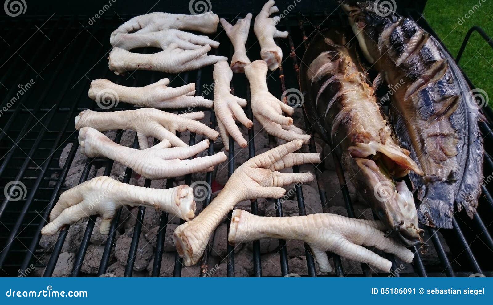 Chicken foot stock image. Image of chicken, barbecue - 85186091