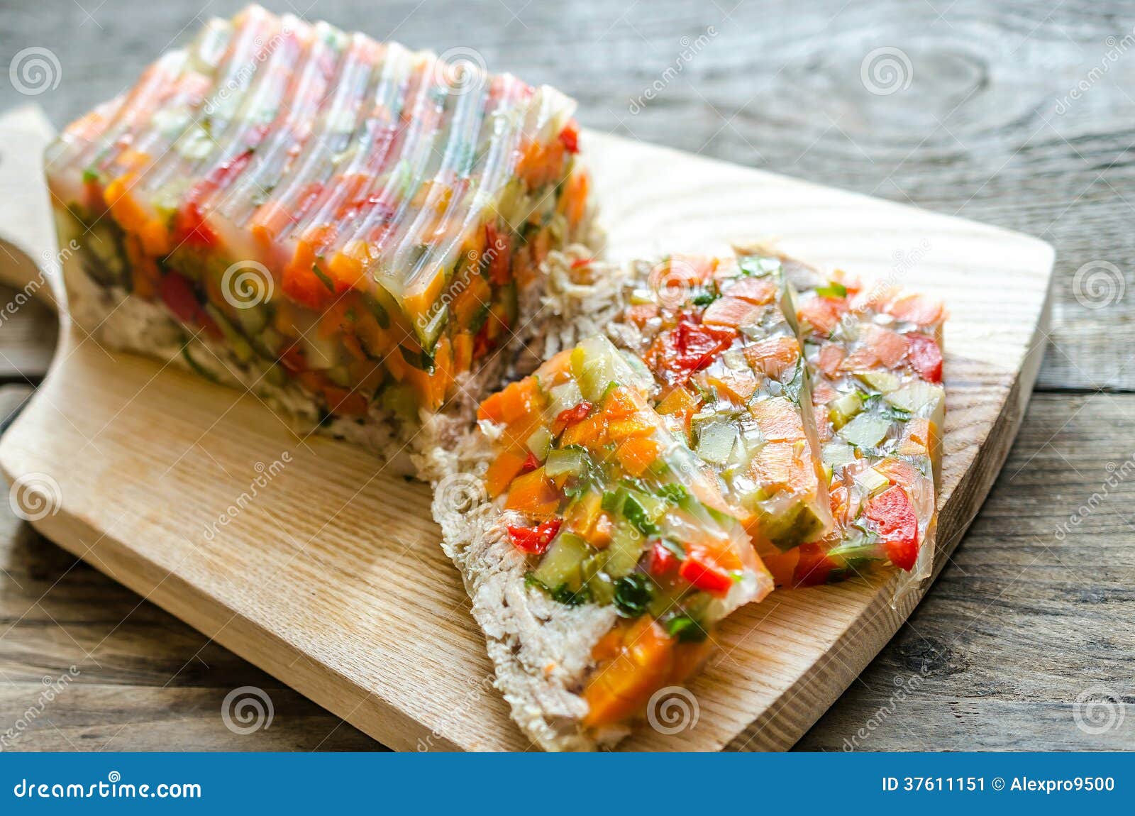 Chicken Galantine with Vegetables Stock Image - Image of dukan, carrot ...