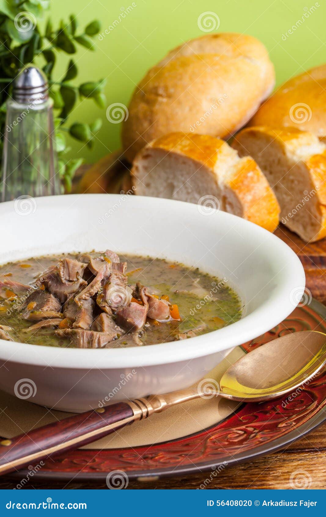 Chicken gizzards stewed. stock photo. Image of gizzard - 56408020