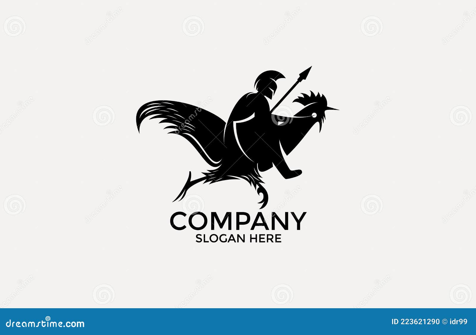 Chicken Gladiator Logo Design Stock Vector - Illustration of food ...