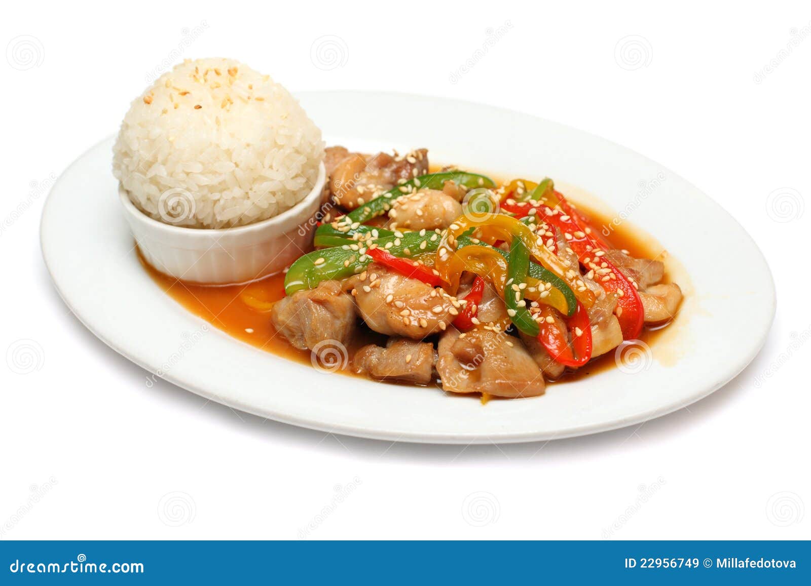 Chicken - Gourmet Restaurant Food Stock Image - Image of dish, white ...
