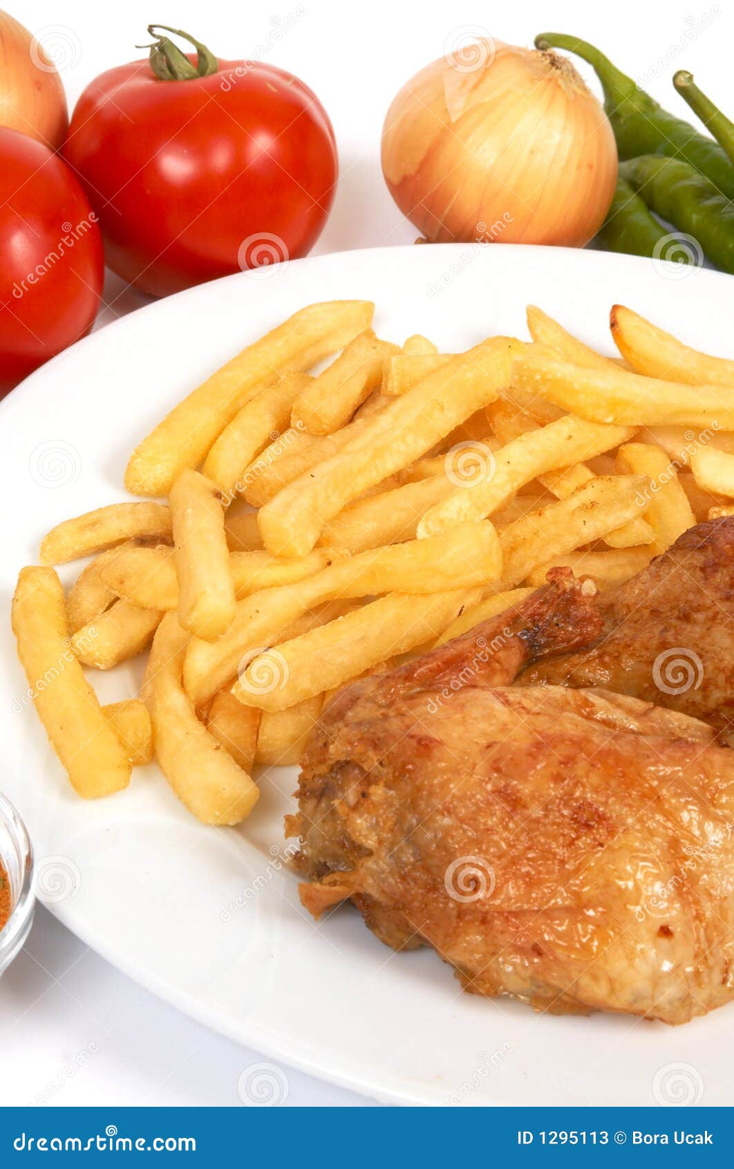 Chicken Grill stock image. Image of delicius, frills, poulet - 1295113