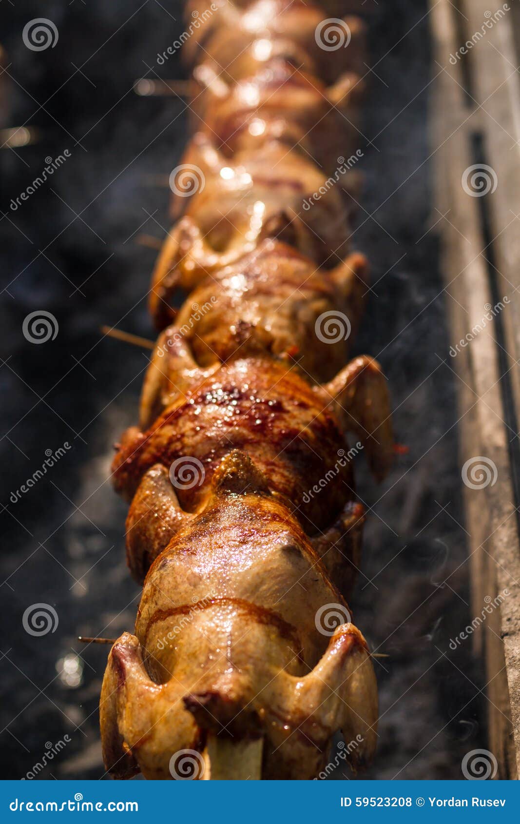 Chicken on grill stock photo. Image of meal, barbecue - 59523208