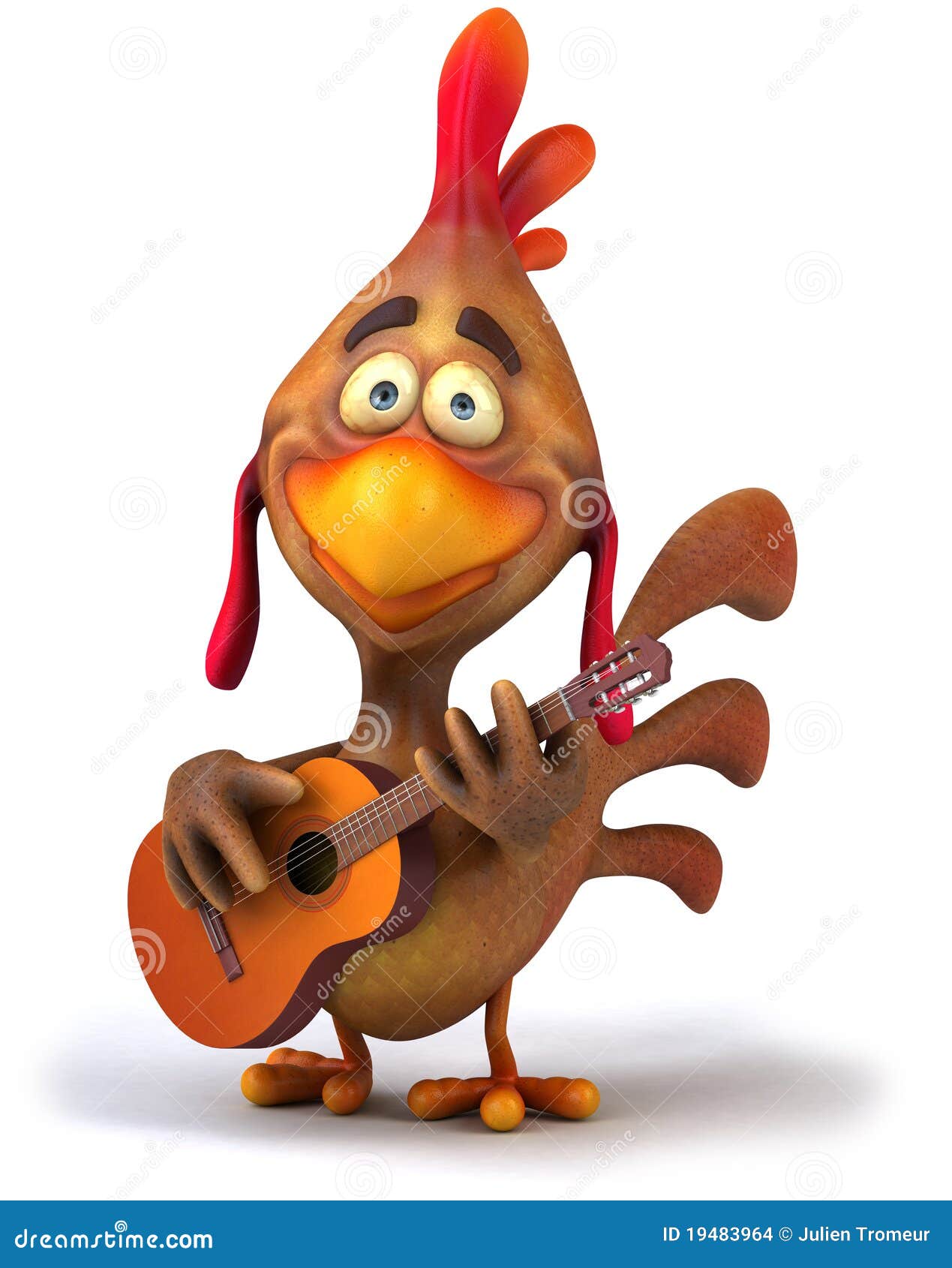 Chicken Singer Stock Image | CartoonDealer.com #30737137