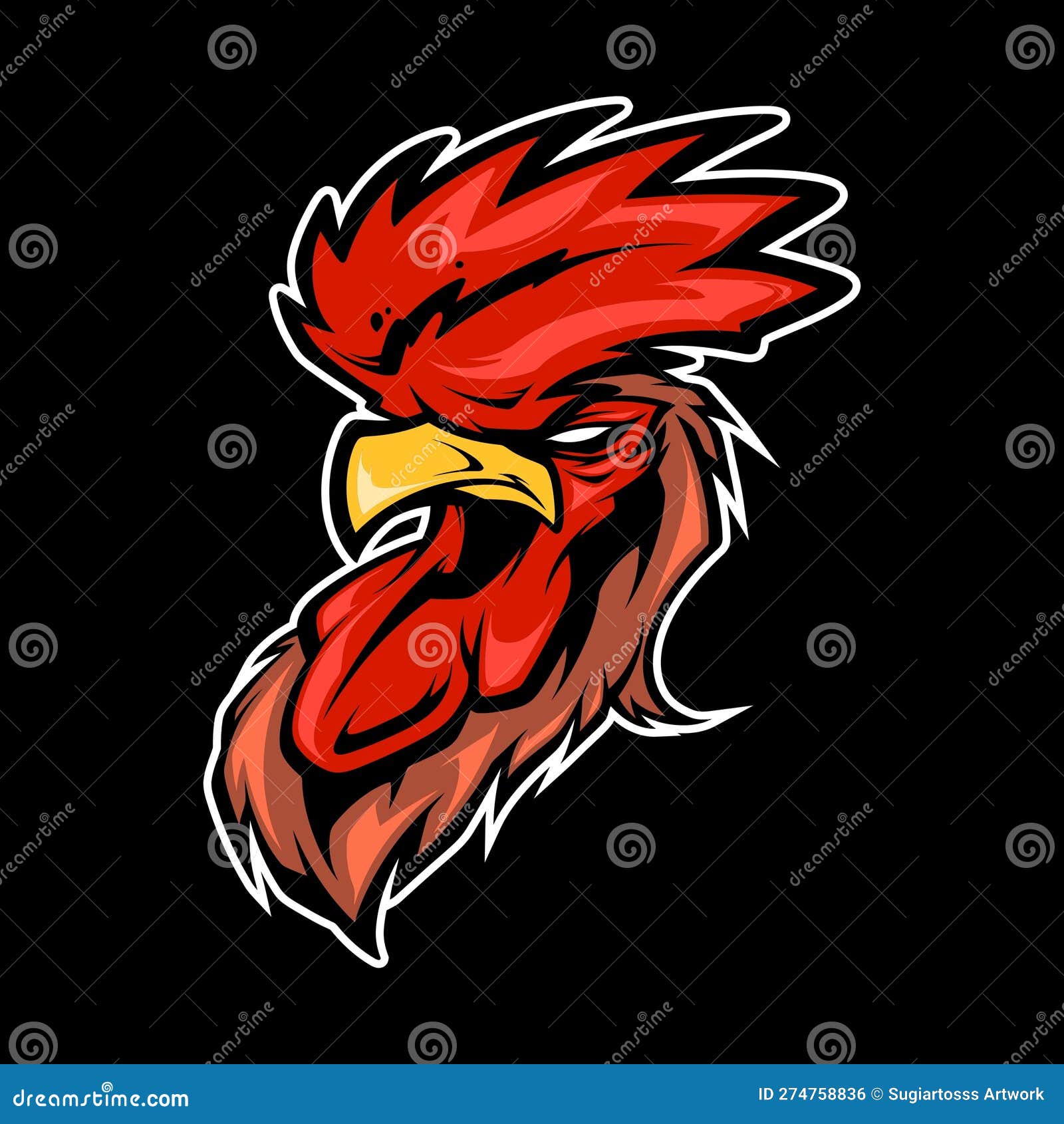 Chicken Head Logo