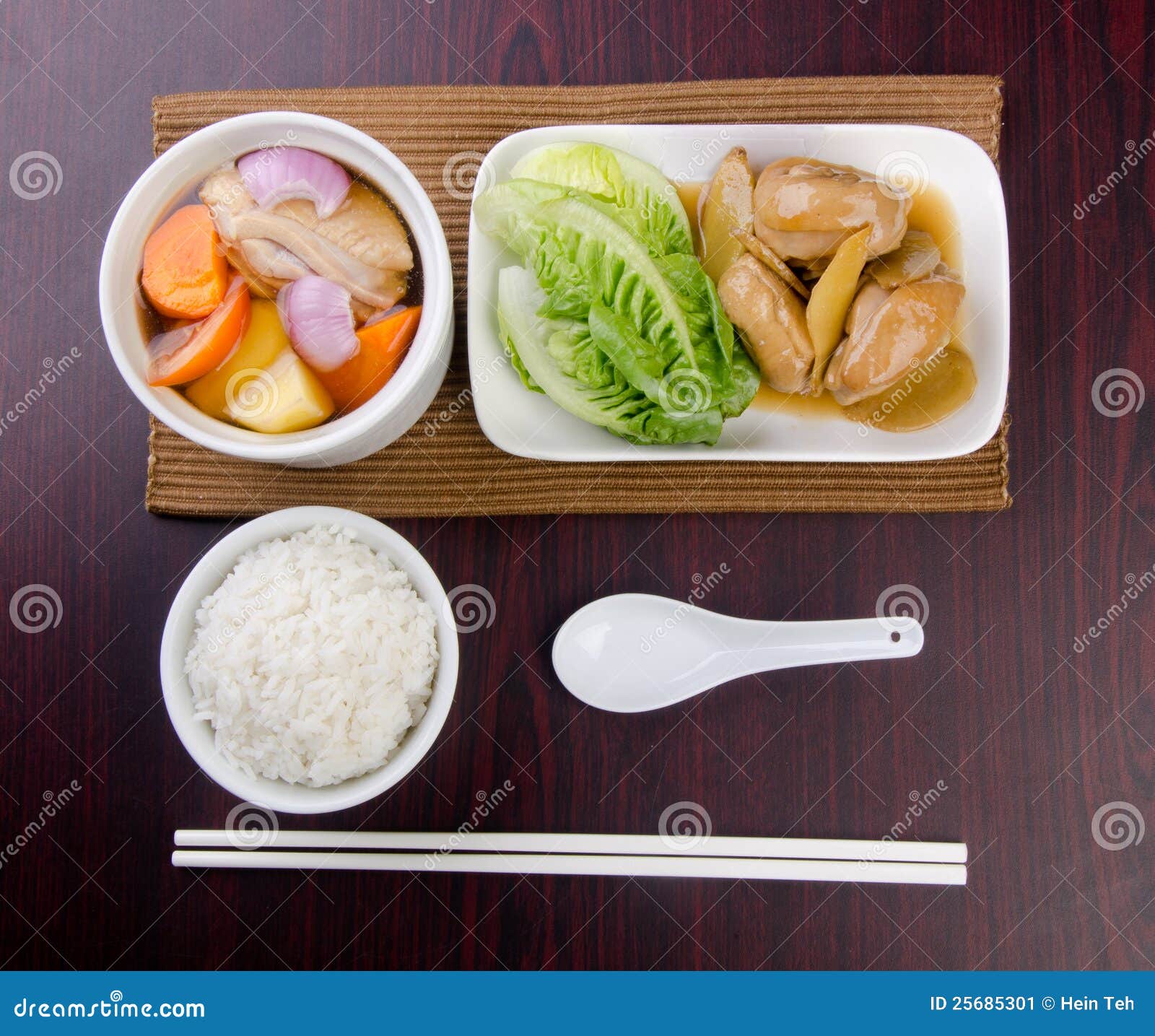 Chicken Herb Soup Set, Chinese Food Style. Stock Image - Image of herb ...