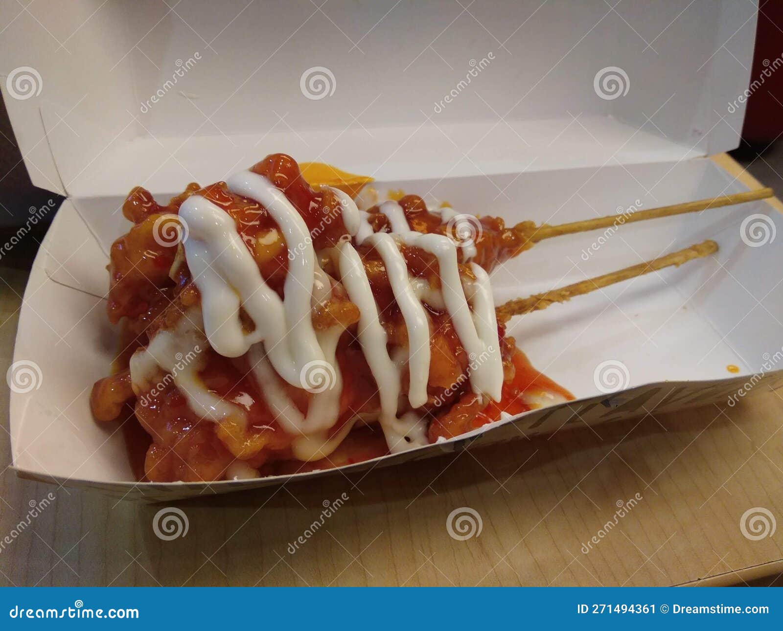 Chicken Hot Rods KFC stock image. Image of indonesia - 271494361