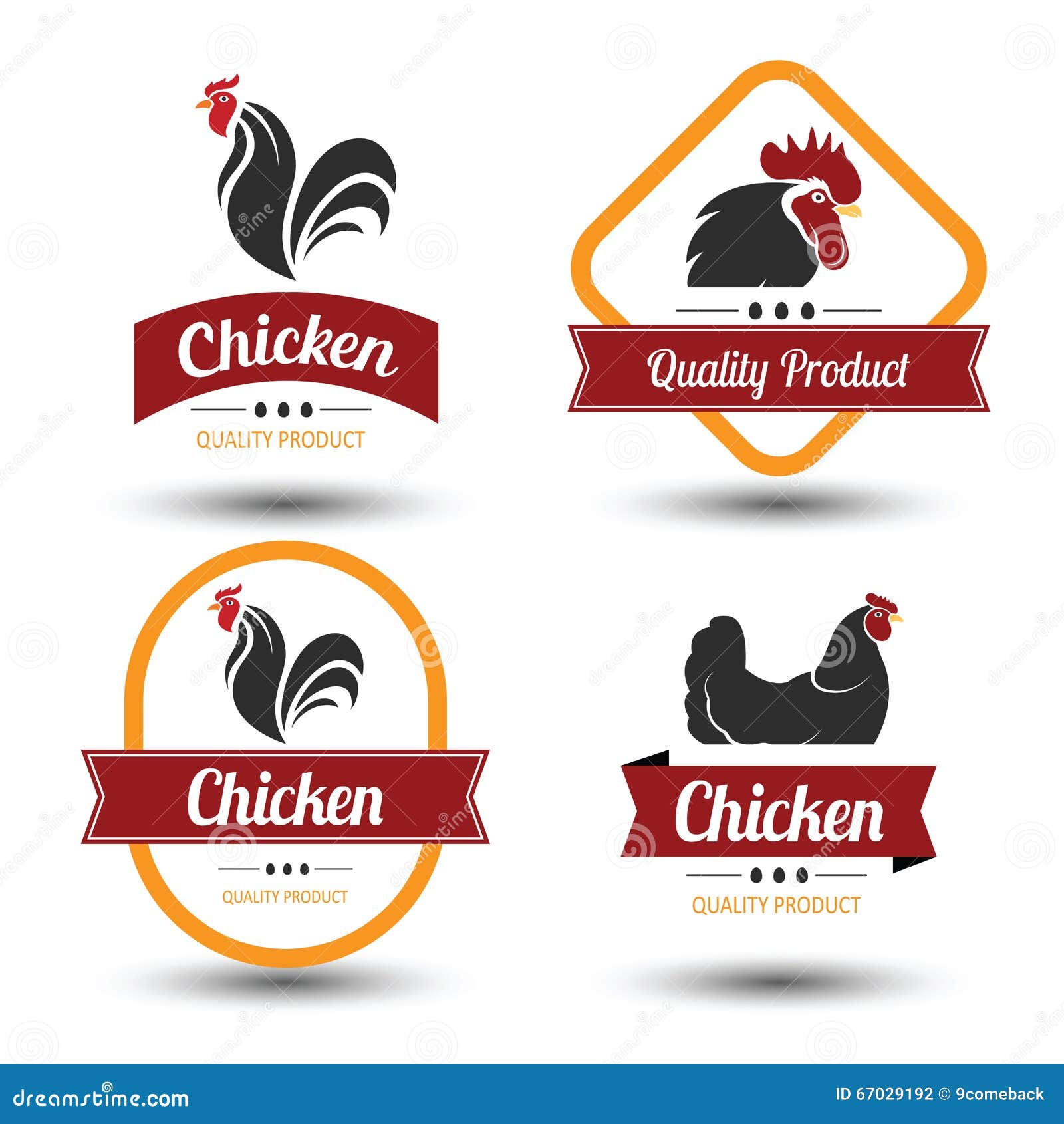 Chicken label 4 stock illustration. Illustration of design - 67029192