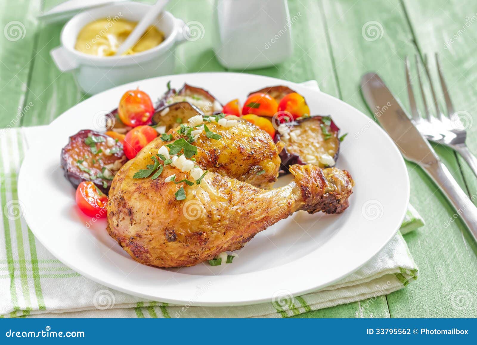 Chicken leg stock photo. Image of chicken, closeup, food - 33795562