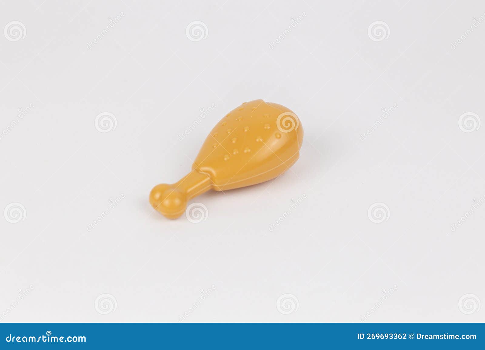 Chicken Leg Plastic Toy Child on a White Background Stock Photo - Image ...