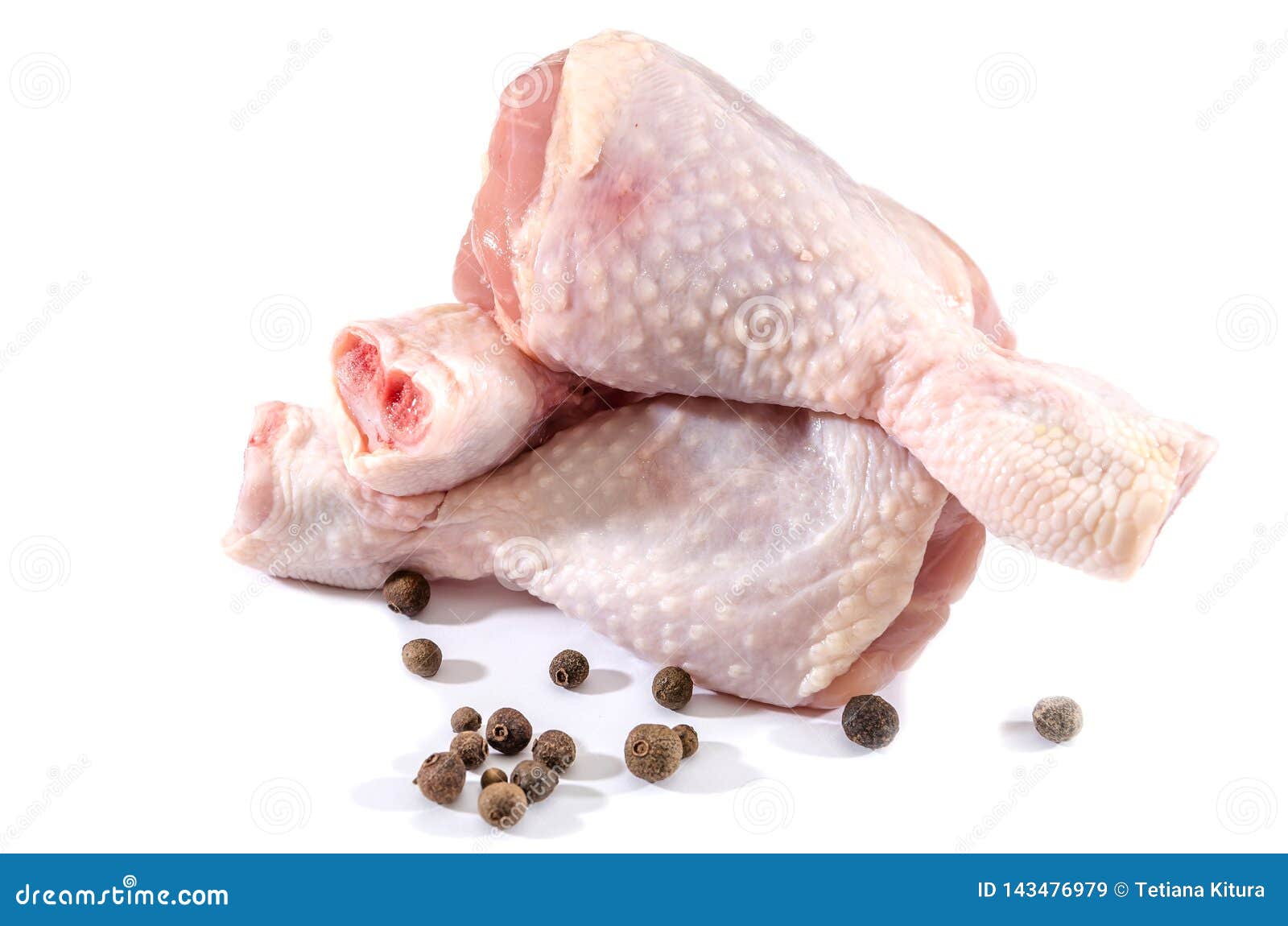 Chicken Legs on White Background Stock Image - Image of isolated, legs ...