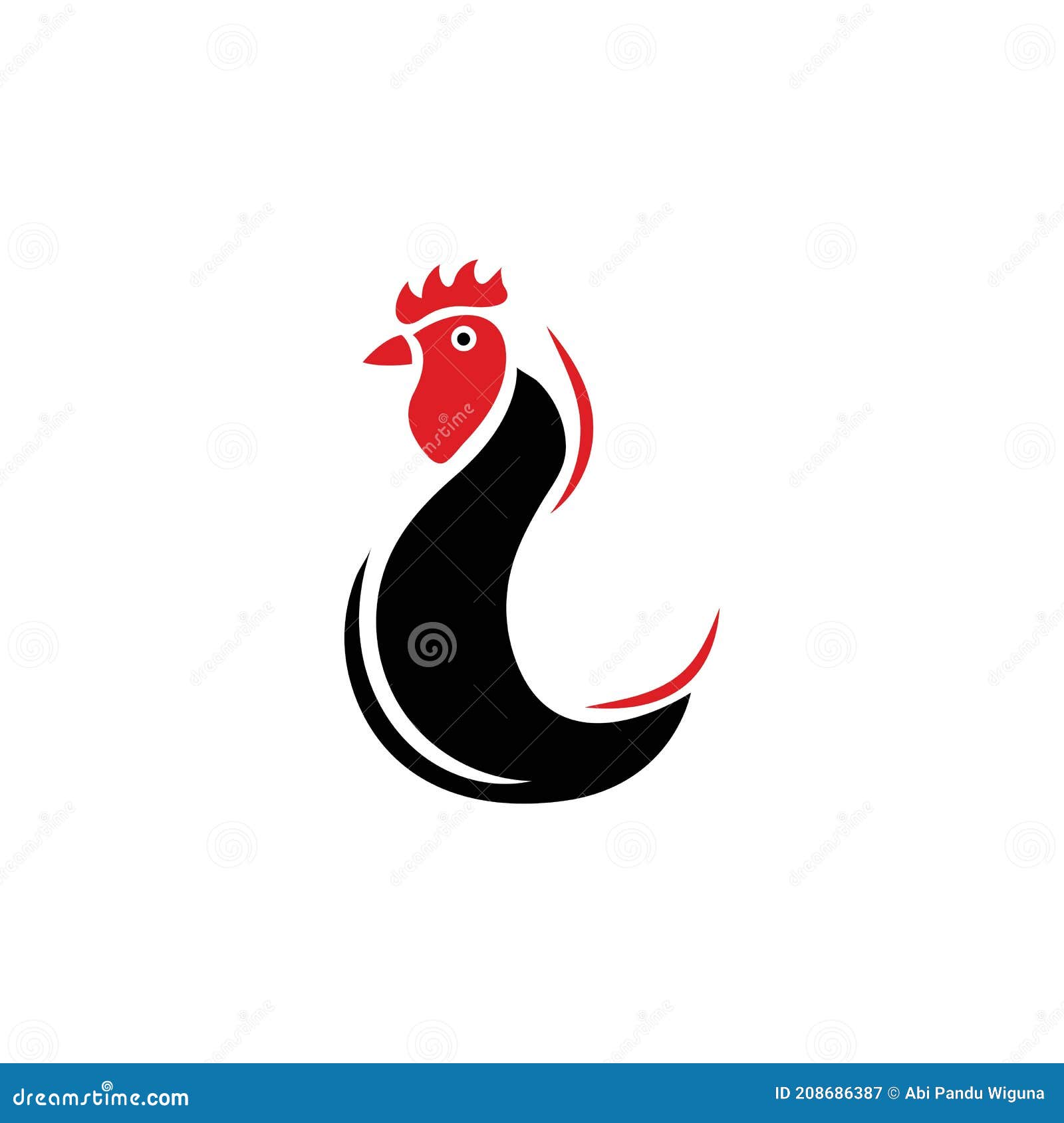 Chicken Logo and Vector Template Stock Illustration - Illustration of ...