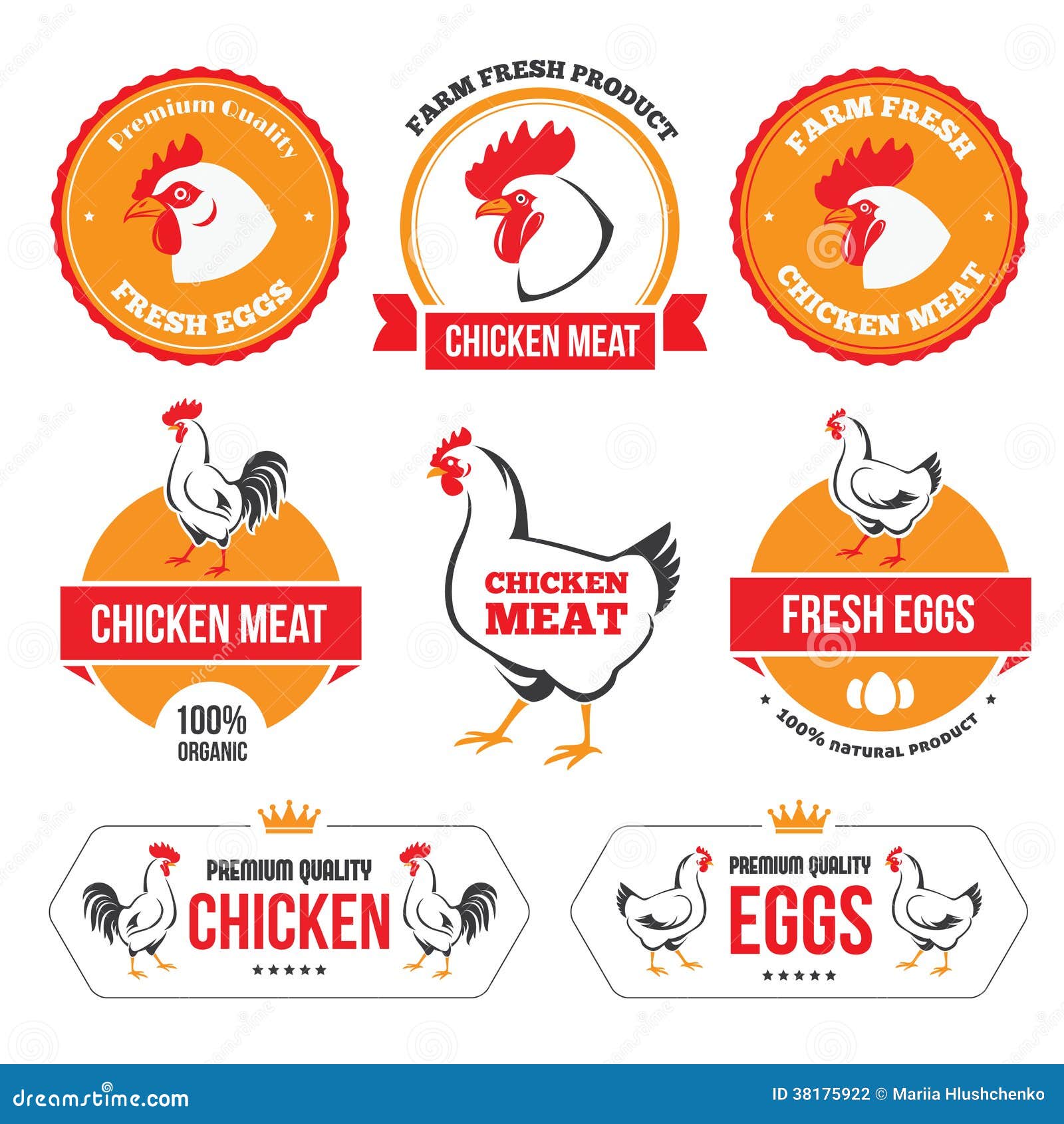 Chicken Meat, Broiler. Food Concept. Vintage Sketch Vector Illustration ...