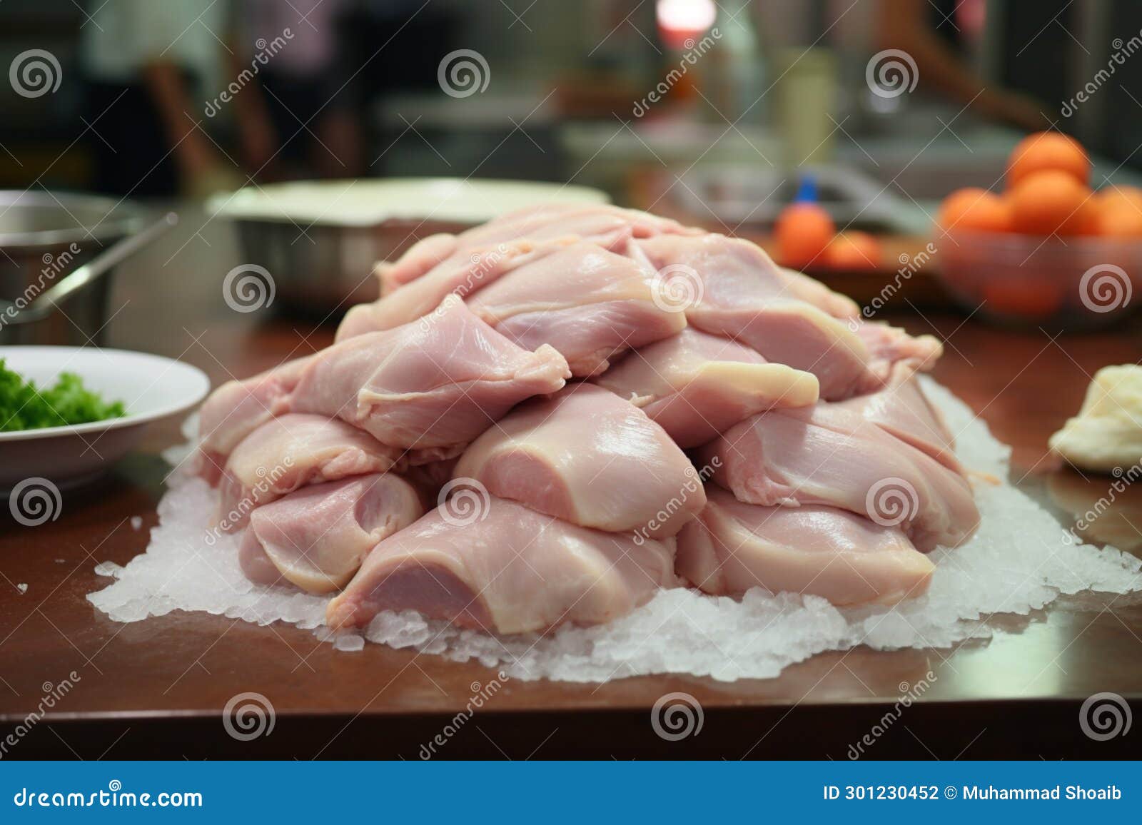 Chicken Meat Production Process from Farm To Processing Stock ...