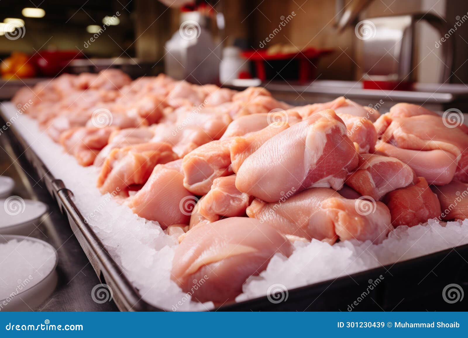 Chicken Meat Production Process from Farm To Processing Stock ...