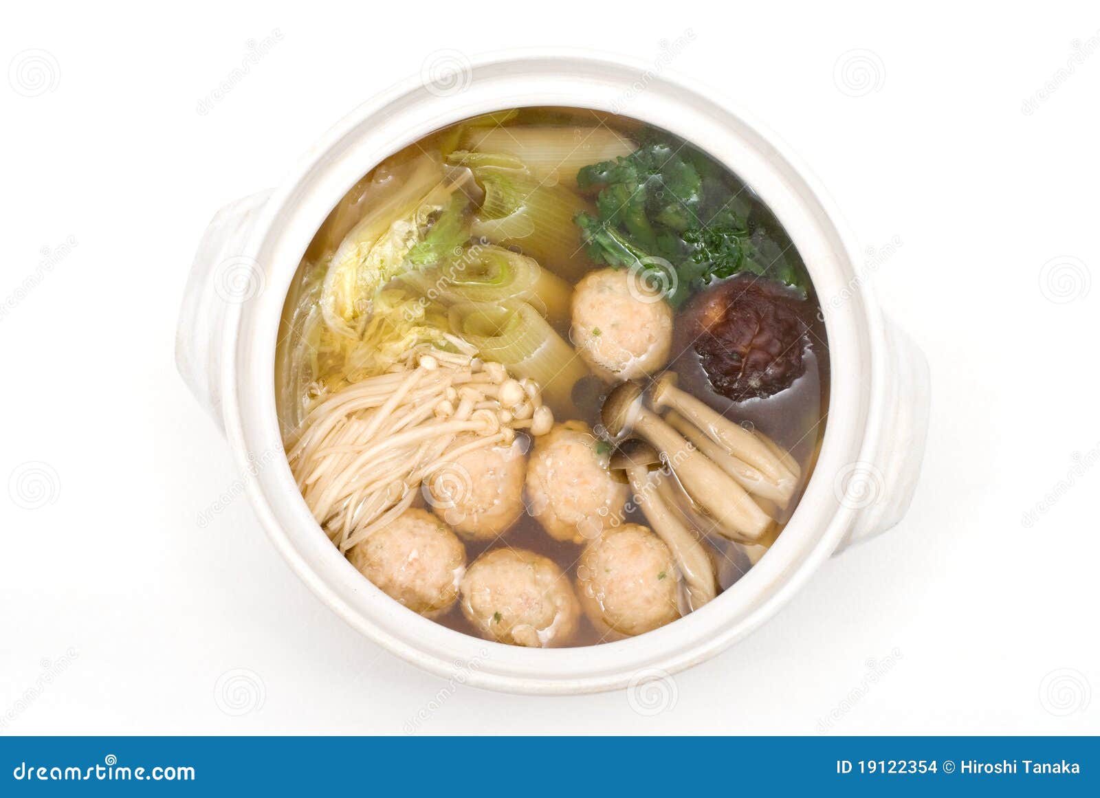 Chicken meatballs hot pot stock photo. Image of meat - 19122354