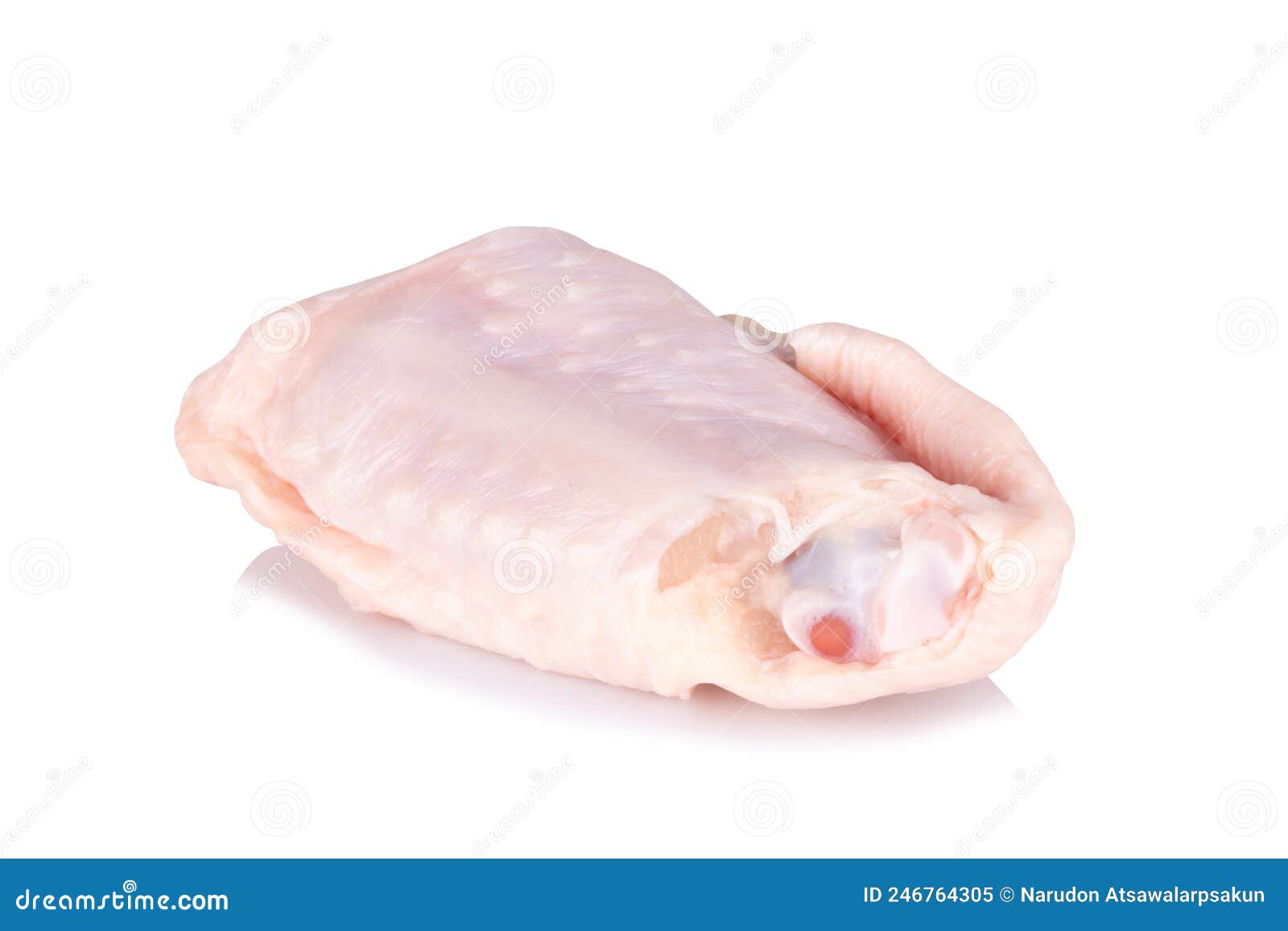 Chicken Middle Wings Isolated on White Background Stock Image - Image ...