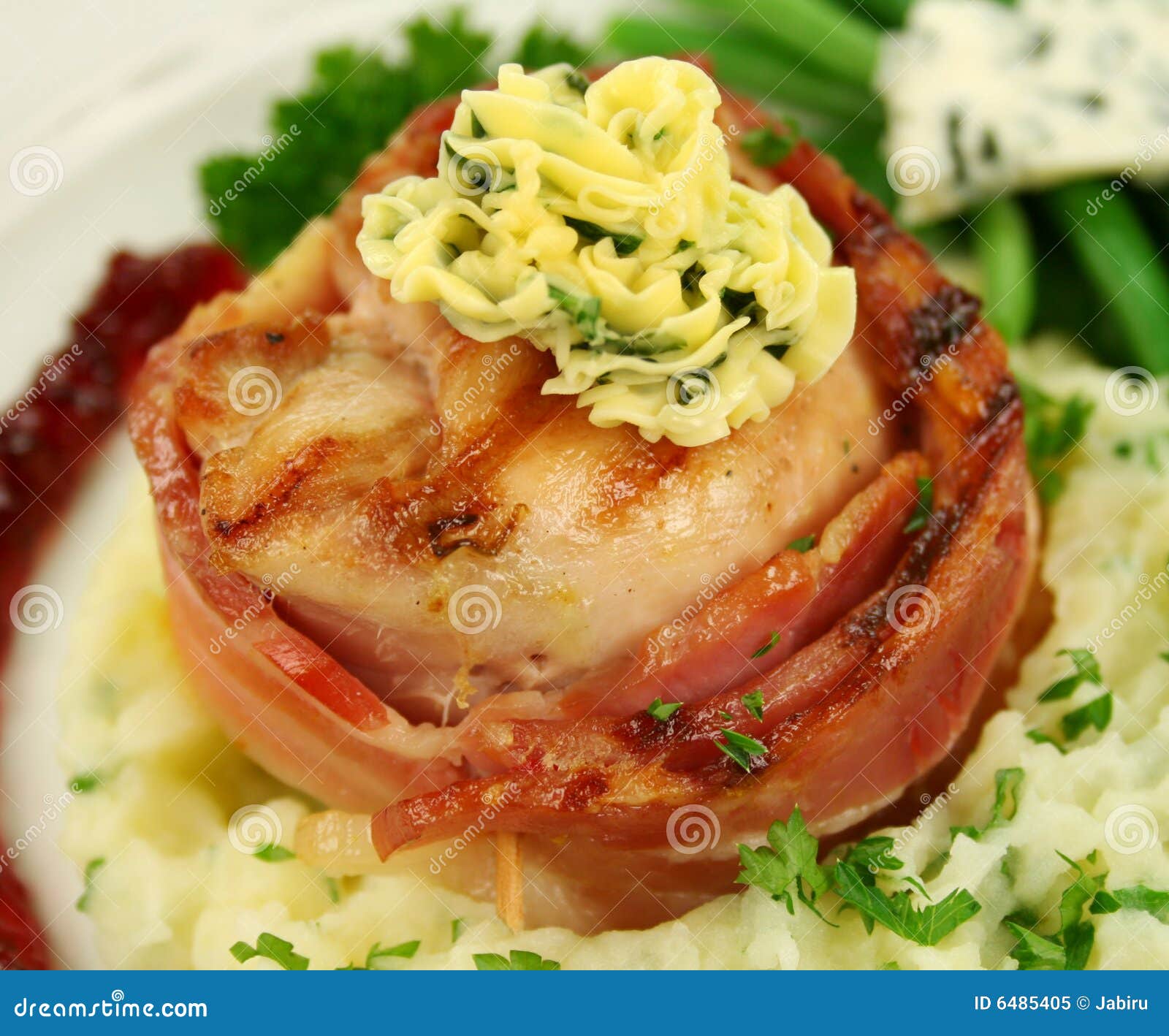 Chicken Mignon stock image. Image of herbs, nourishing - 6485405