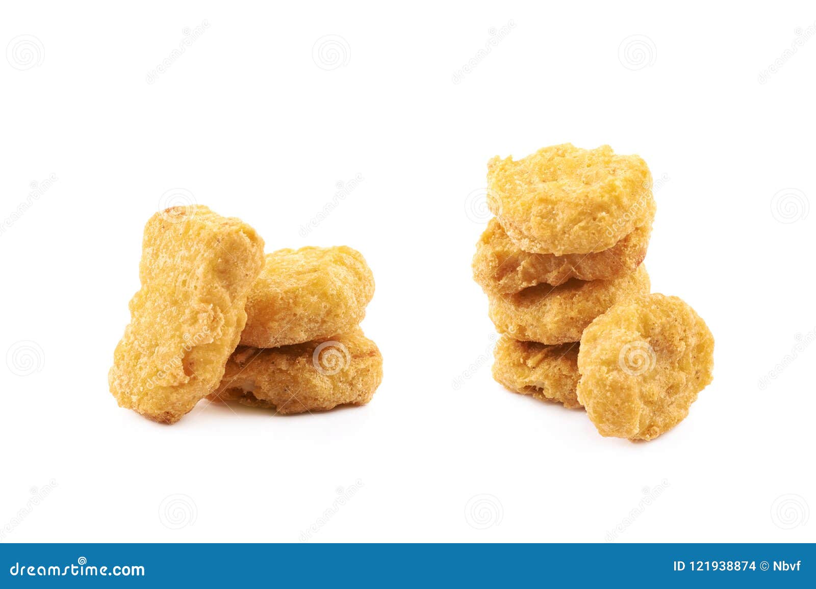 Chicken Nugget Composition Isolated Stock Photo - Image of grease ...