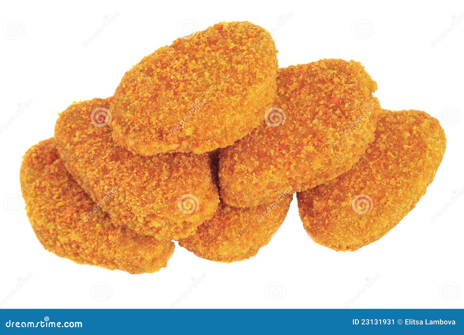 Chicken nuggets stock image. Image of lunch, food, crunchy - 23131931