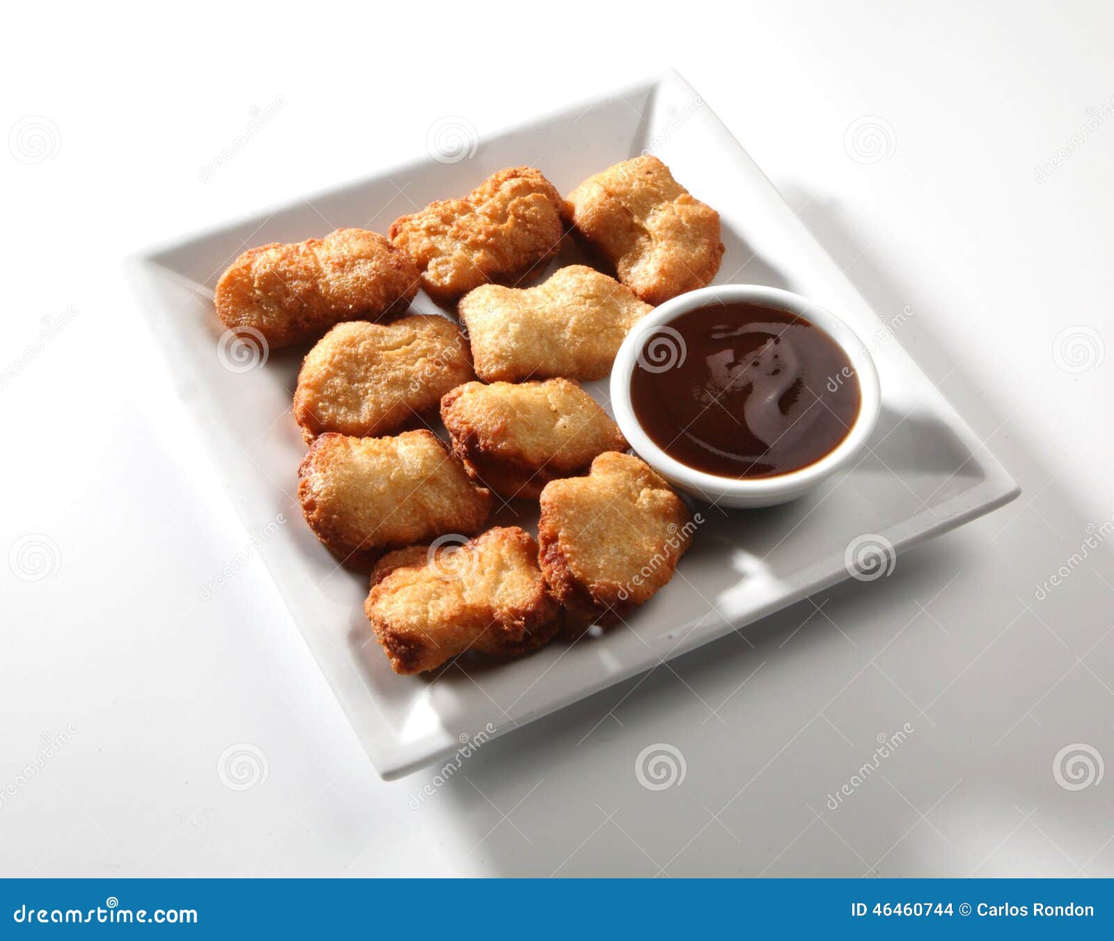 Chicken nuggets stock photo. Image of cooked, food, meat - 46460744