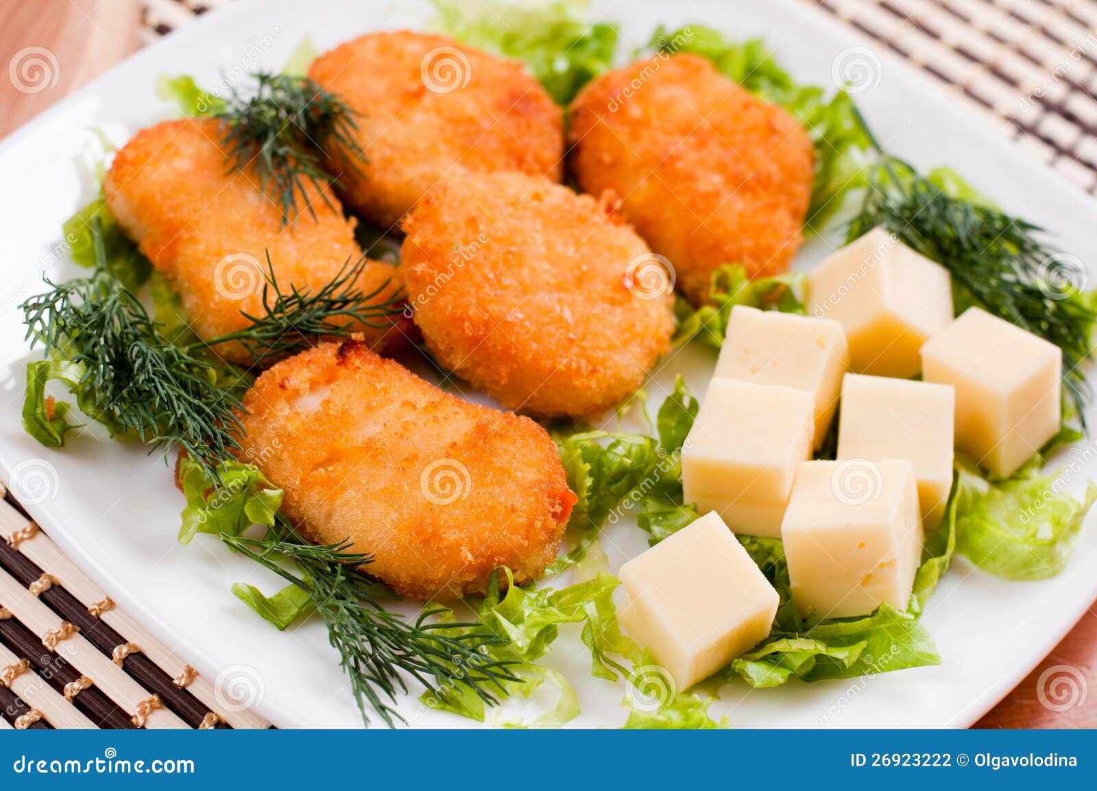Chicken Nuggets with Cheese Stock Photo - Image of nugget, fresh: 26923222