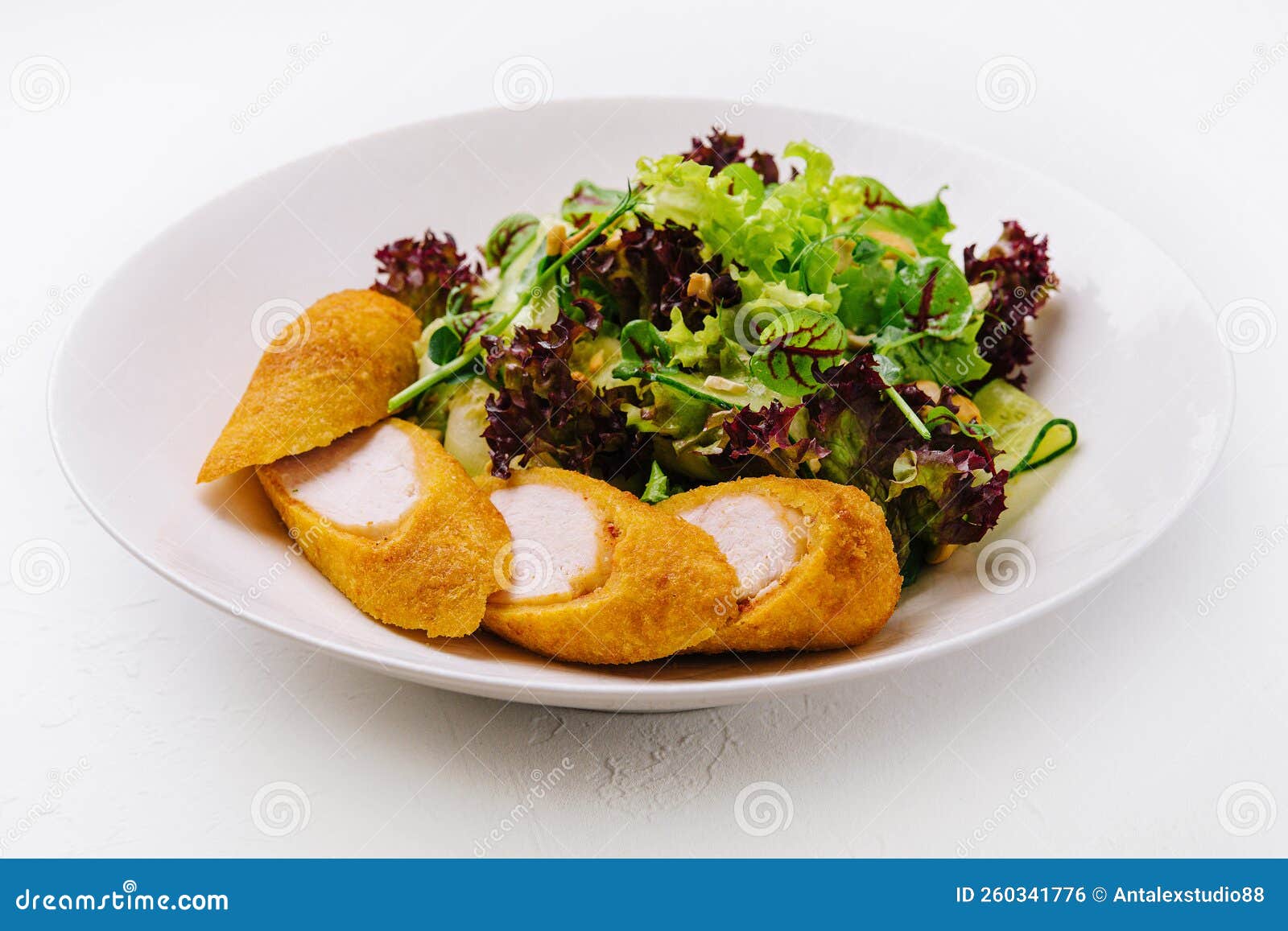 Chicken Nuggets on a Plate on White Stock Photo - Image of fresh, white ...