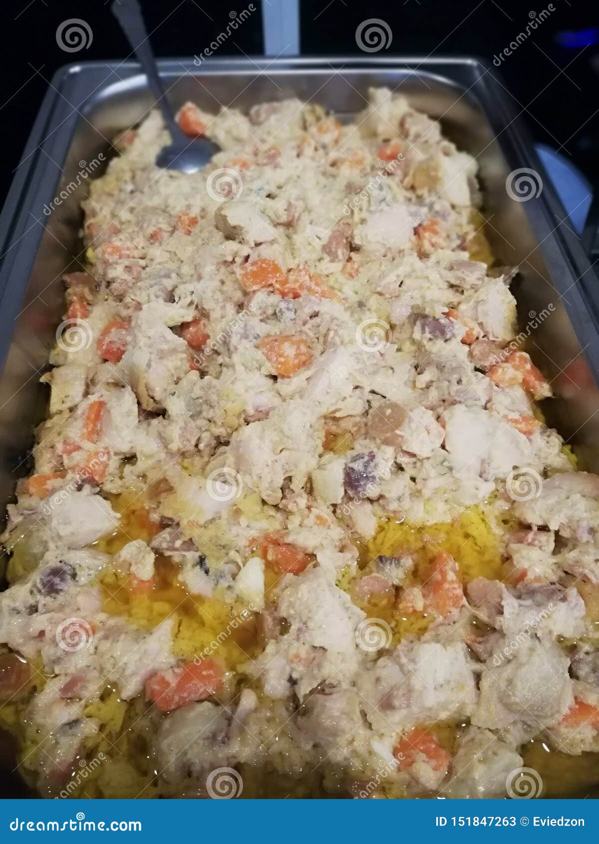 Chicken Pastel with Big Servings Stock Image - Image of sweet, chicken ...