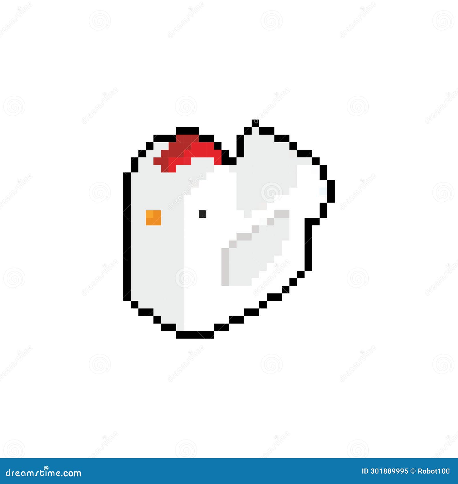 Chicken Pixel Art Is Incubating The Eggs. Cute Animals For Game Assets ...