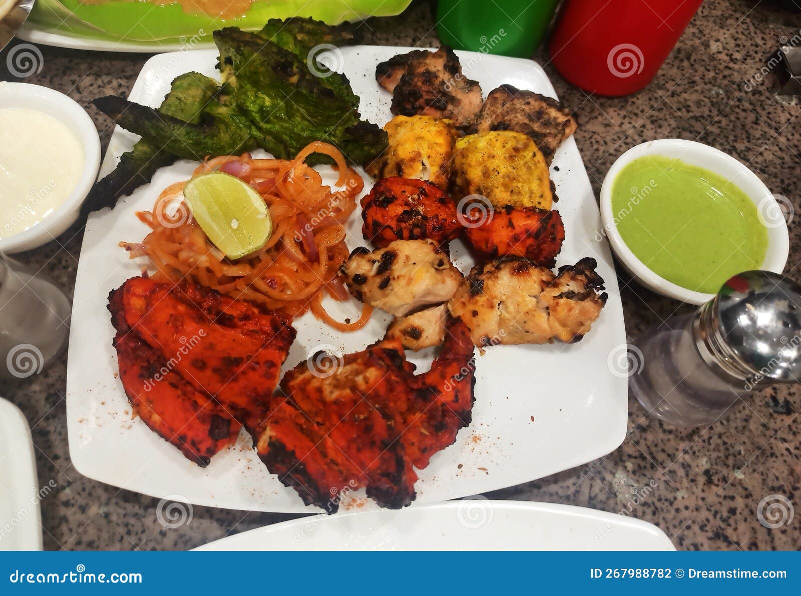 Chicken platter assorted stock photo. Image of platter - 267988782