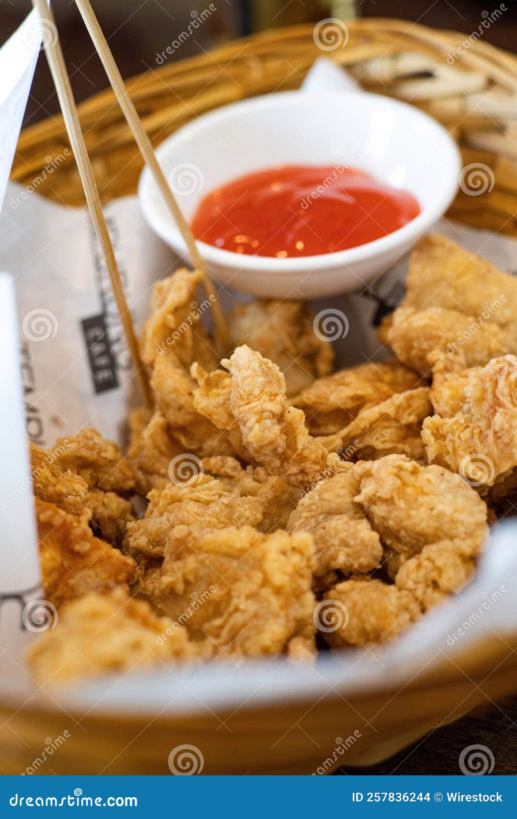 Chicken Popcorn Fried Lunch Dinner Stock Photo - Image of chicken ...