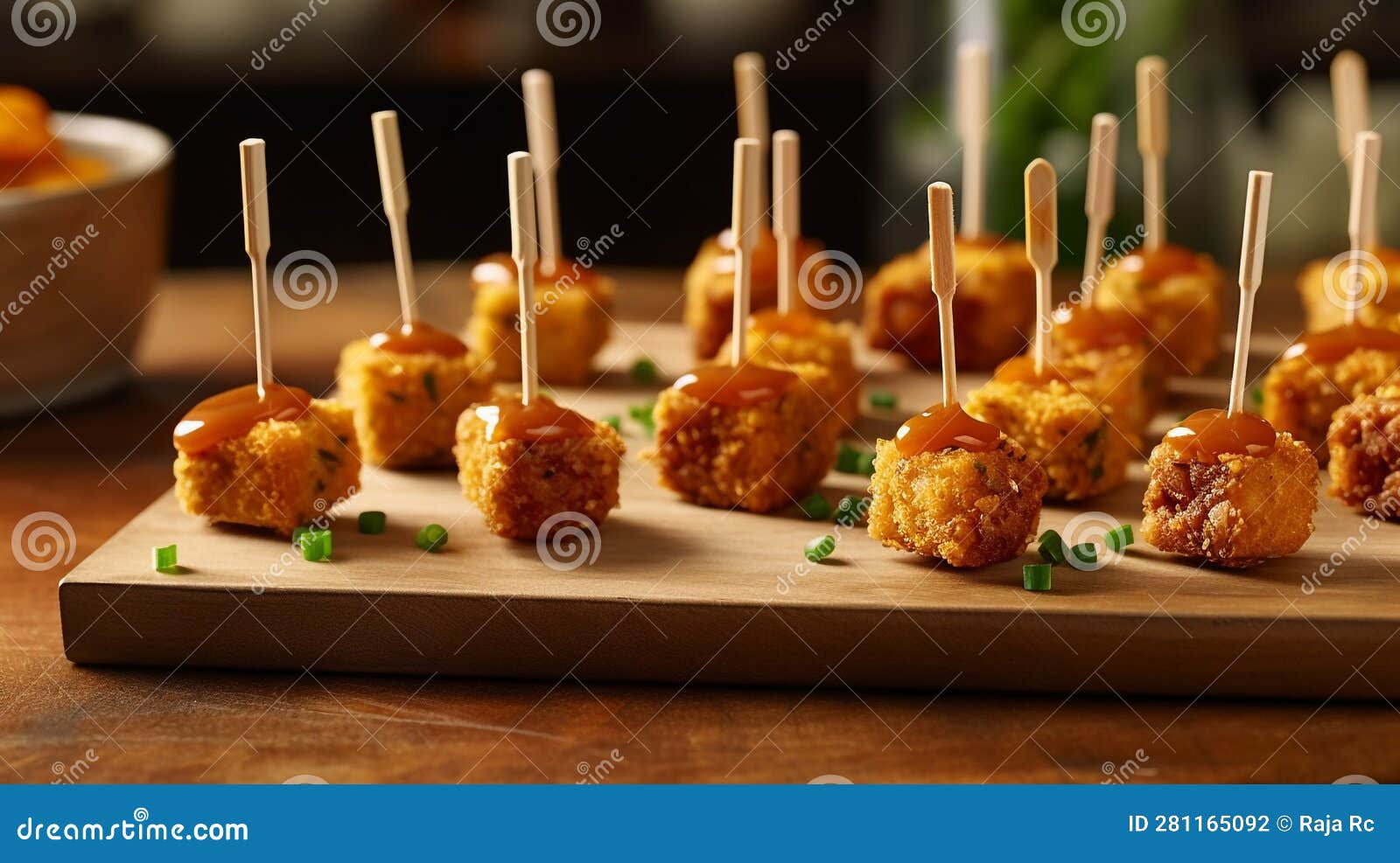Chicken Pops stock illustration. Illustration of delicious - 281165092