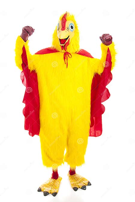 Chicken Power stock image. Image of costume, isolated - 11670757