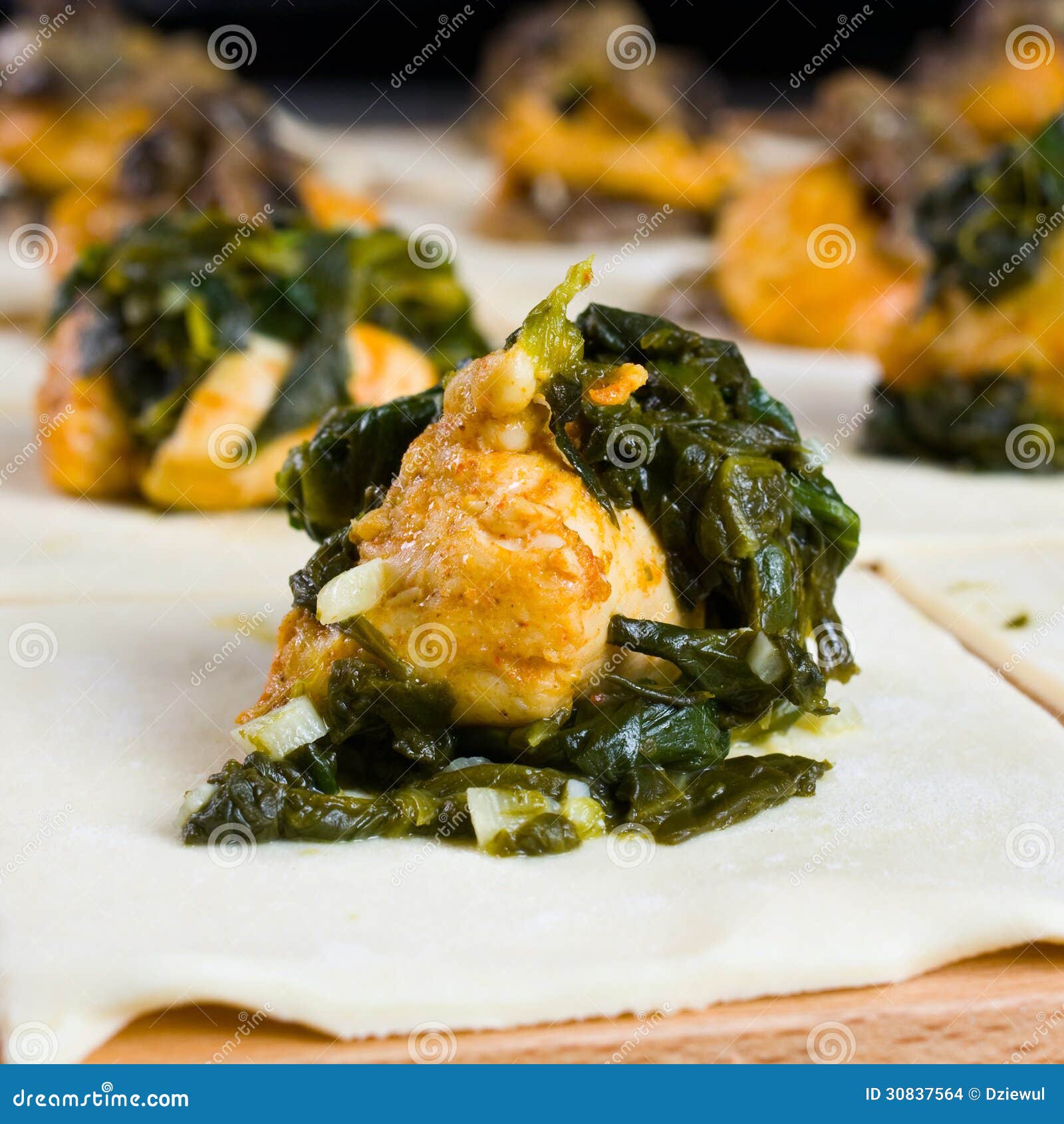 Chicken in puff pastry stock photo. Image of lunch, cooked - 30837564