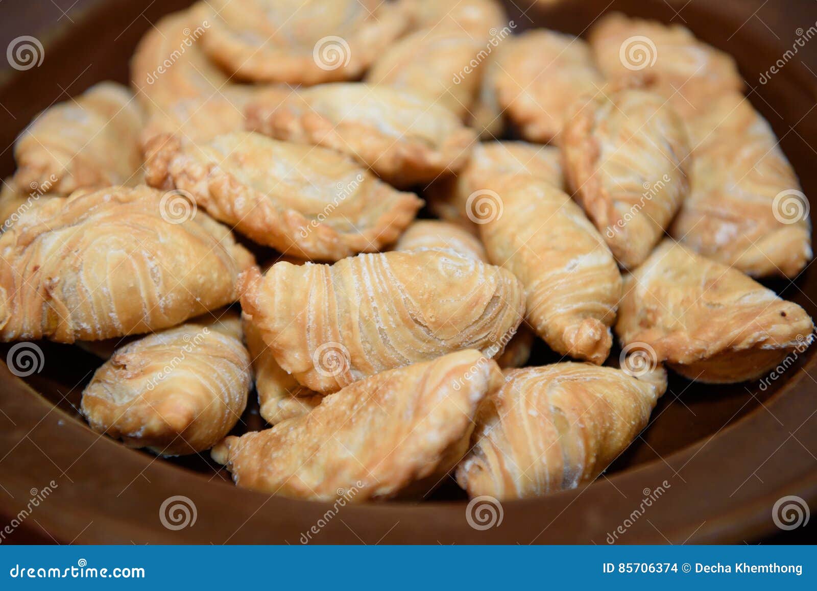 Chicken puff stock photo. Image of snack, healthy, white - 85706374