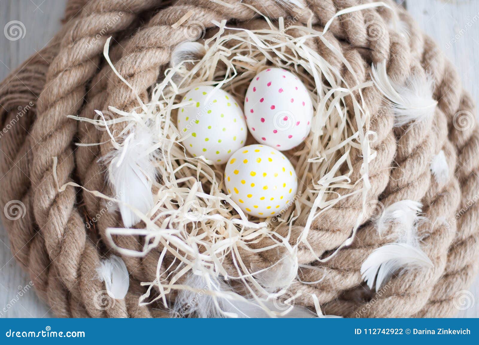 Easter, Eggs, Chicken Eggs, Quail Eggs, Eggs, Rope, Nest, White ...